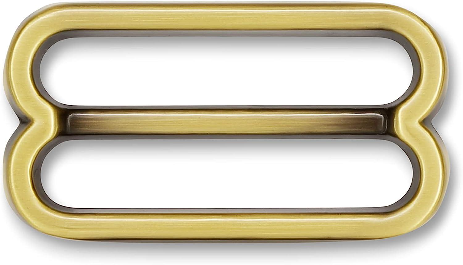 Dritz 457-38 Slide Adjusters 1 Strap, 2-Count - Brushed Antique Brass ...