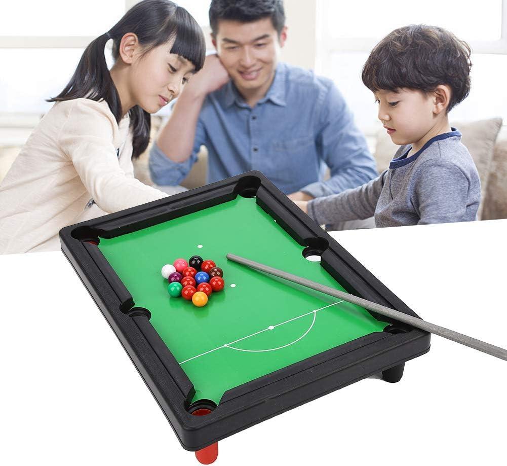 Yunir Mini Table Pool Set, High Simulation Light Billiards Mini Playset ...