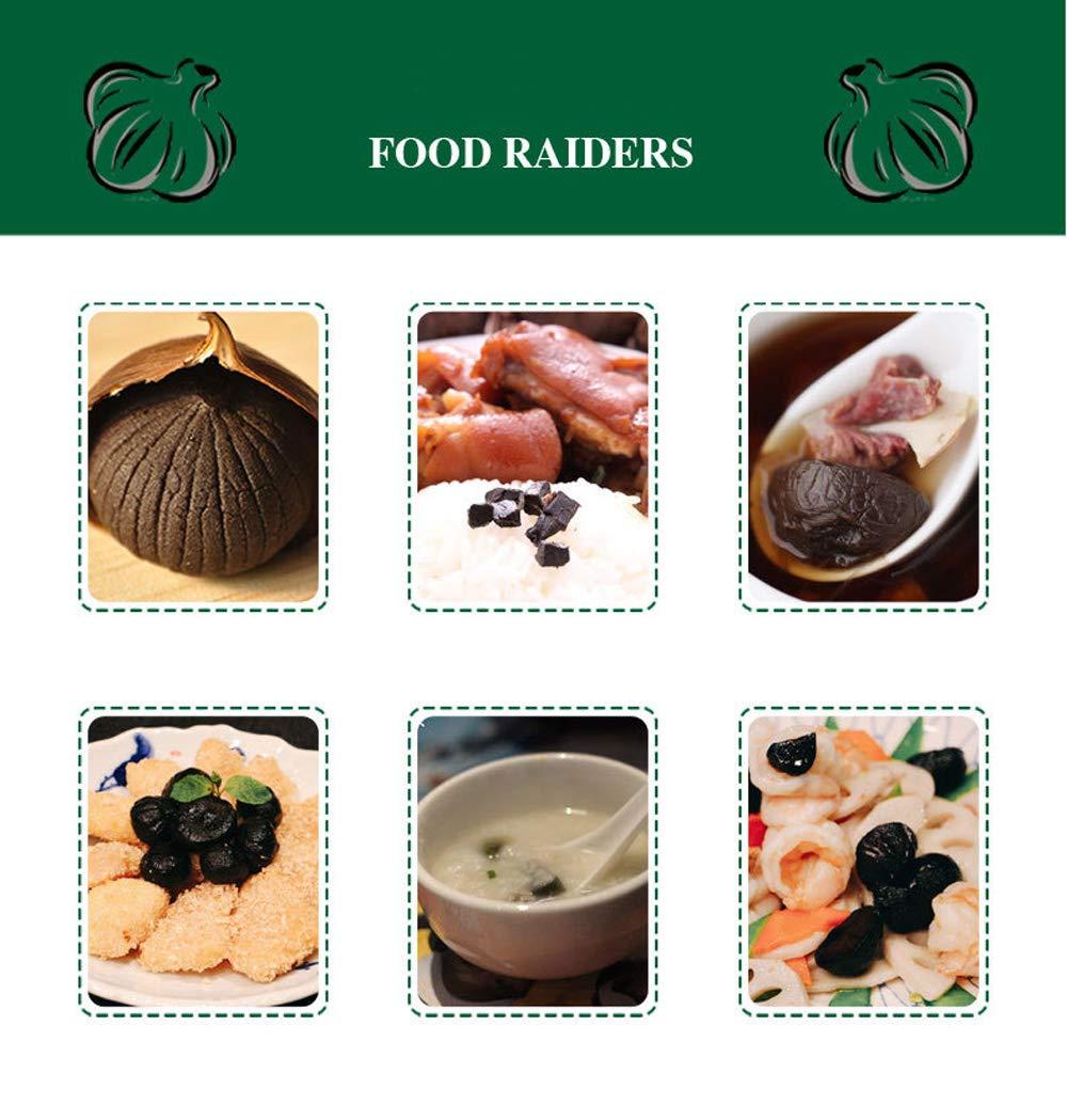 Black Garlic Organic,(100G 6-8 Heads in Pot) Premium Quality ...