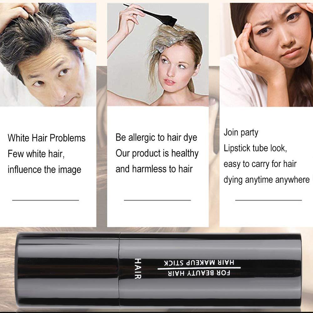 Temporary Hair Dye Pen - Black Hair Coloring Mascara for White Hair ...