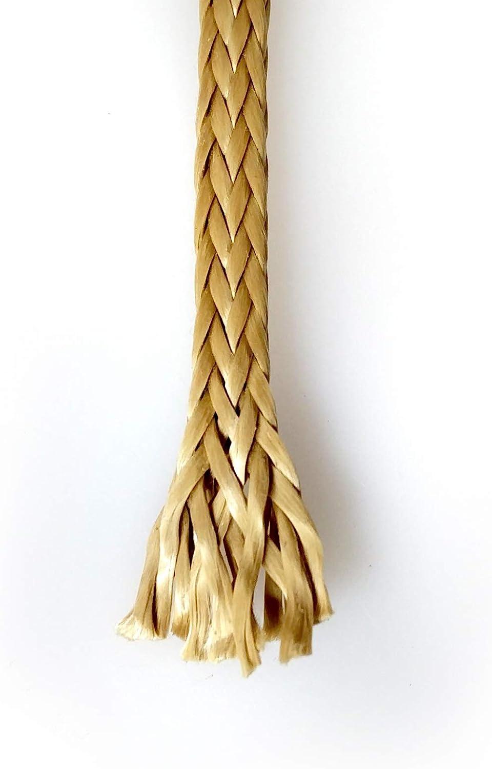 ASR Tactical Braided Technora 950lb Survival Cord Rope - Natural 25ft ...