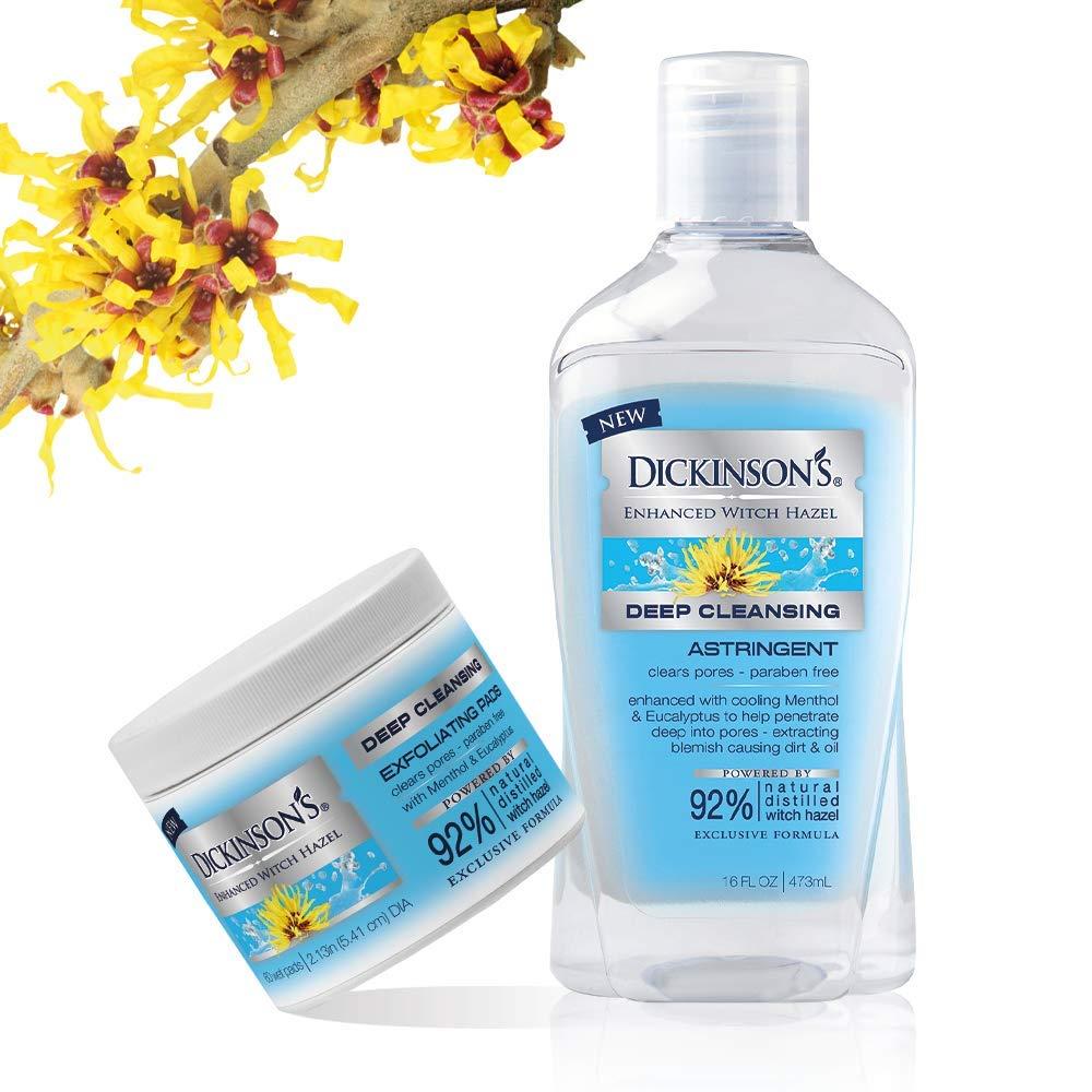 Dickinson's Enhanced Witch Hazel Astringent 16 Fl Oz - Menthol ...