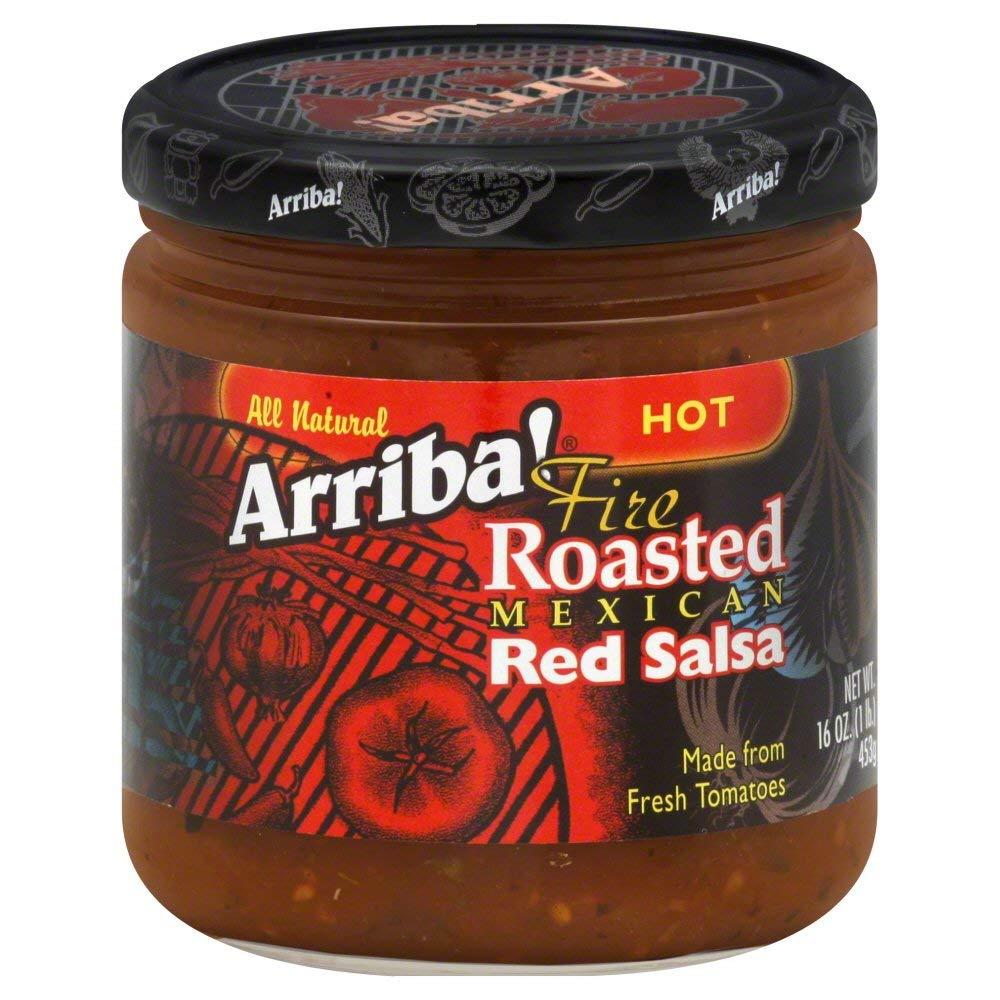 Arriba Salsa Red Hot 16 oz - Authentic Spicy Mexican Salsa | Buy Now ...
