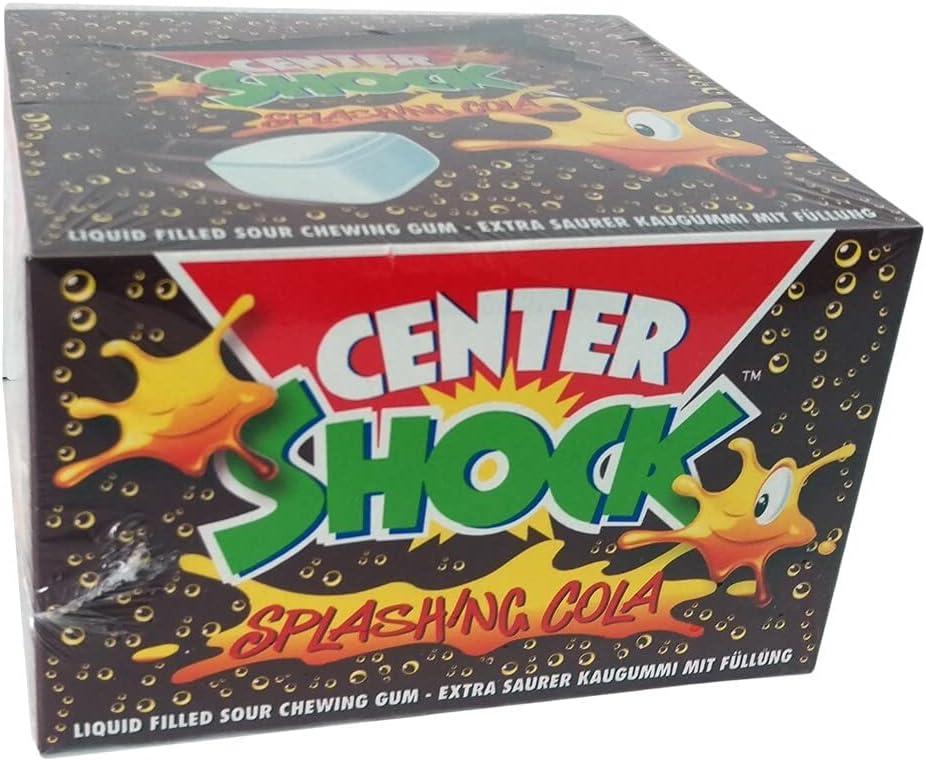 Center Shock Extra Acid Cola Chewing Gums (Pack of 3 x 400g) + Block ...