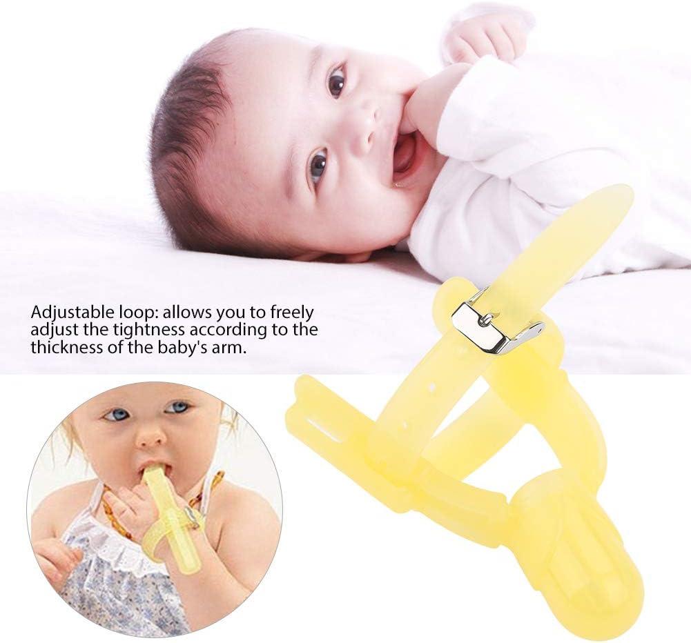 LIZEALUCKY Thumb Sucking Stop for Kids 0-3 Years - Adjustable Silicone ...