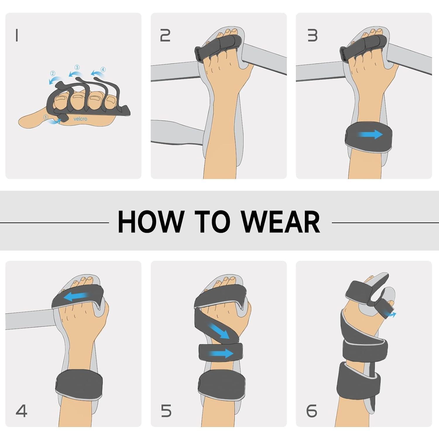 resting hand splint instructions