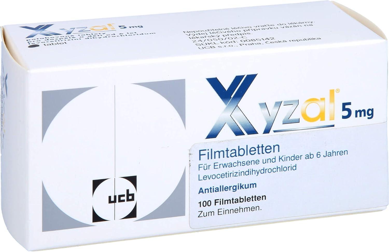 Buy Xyzal Film-Coated Tablets Online - Fast International Shipping ...