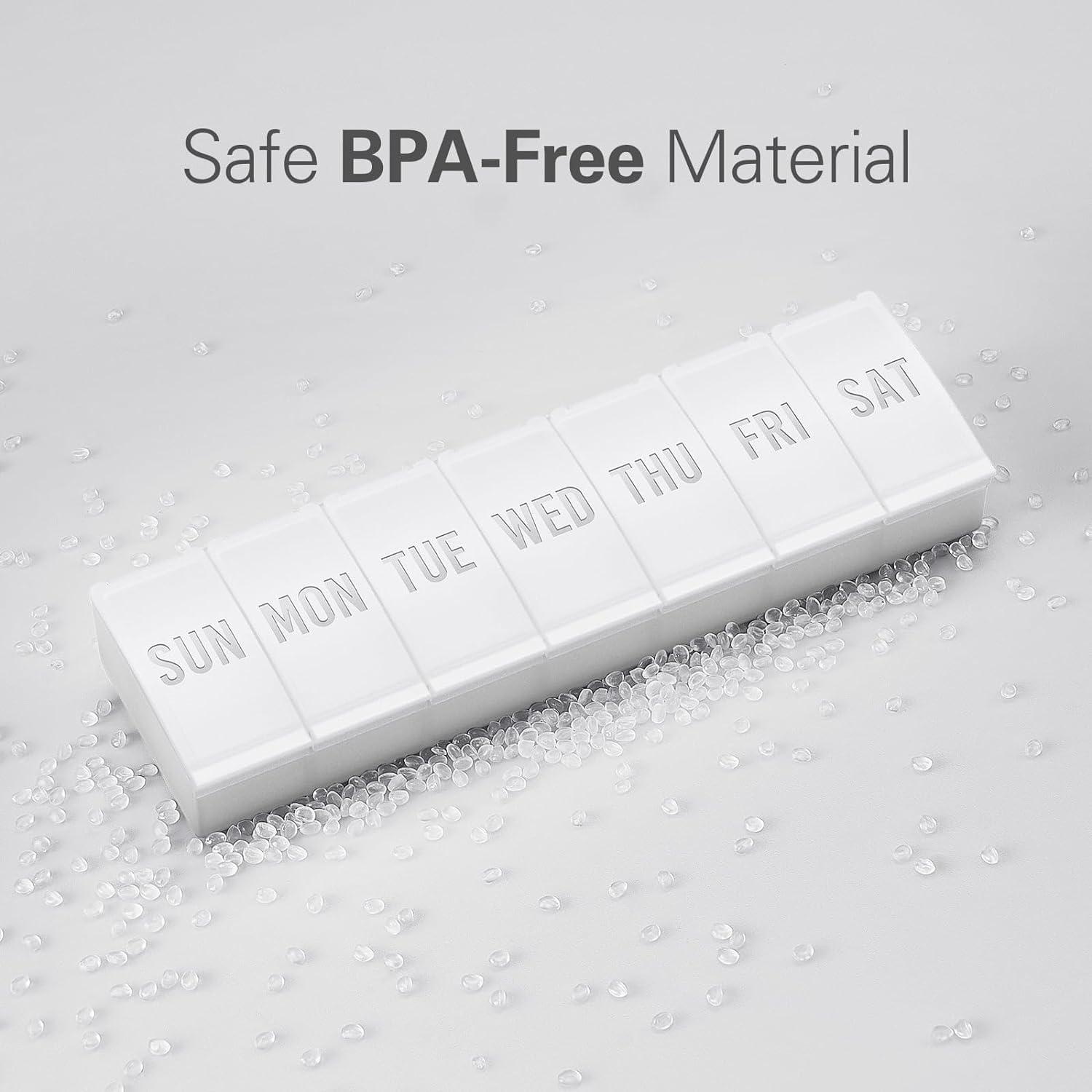 Extra Large 7 Day Pill Box Organiser Weekly Vitamin Case Box Large ...