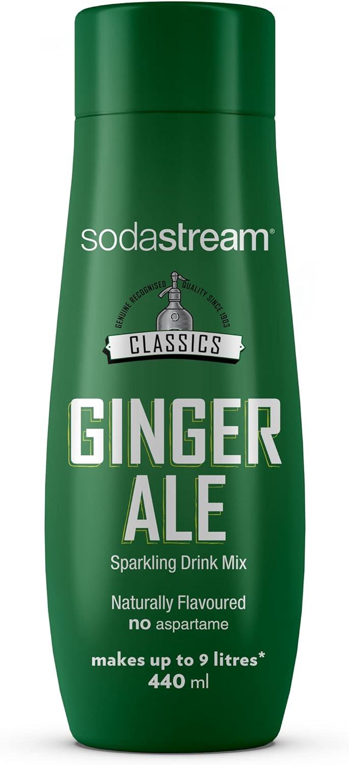 SodaStream Flavours Classic Ginger Ale Fizzy Drink Maker Concentrate ...