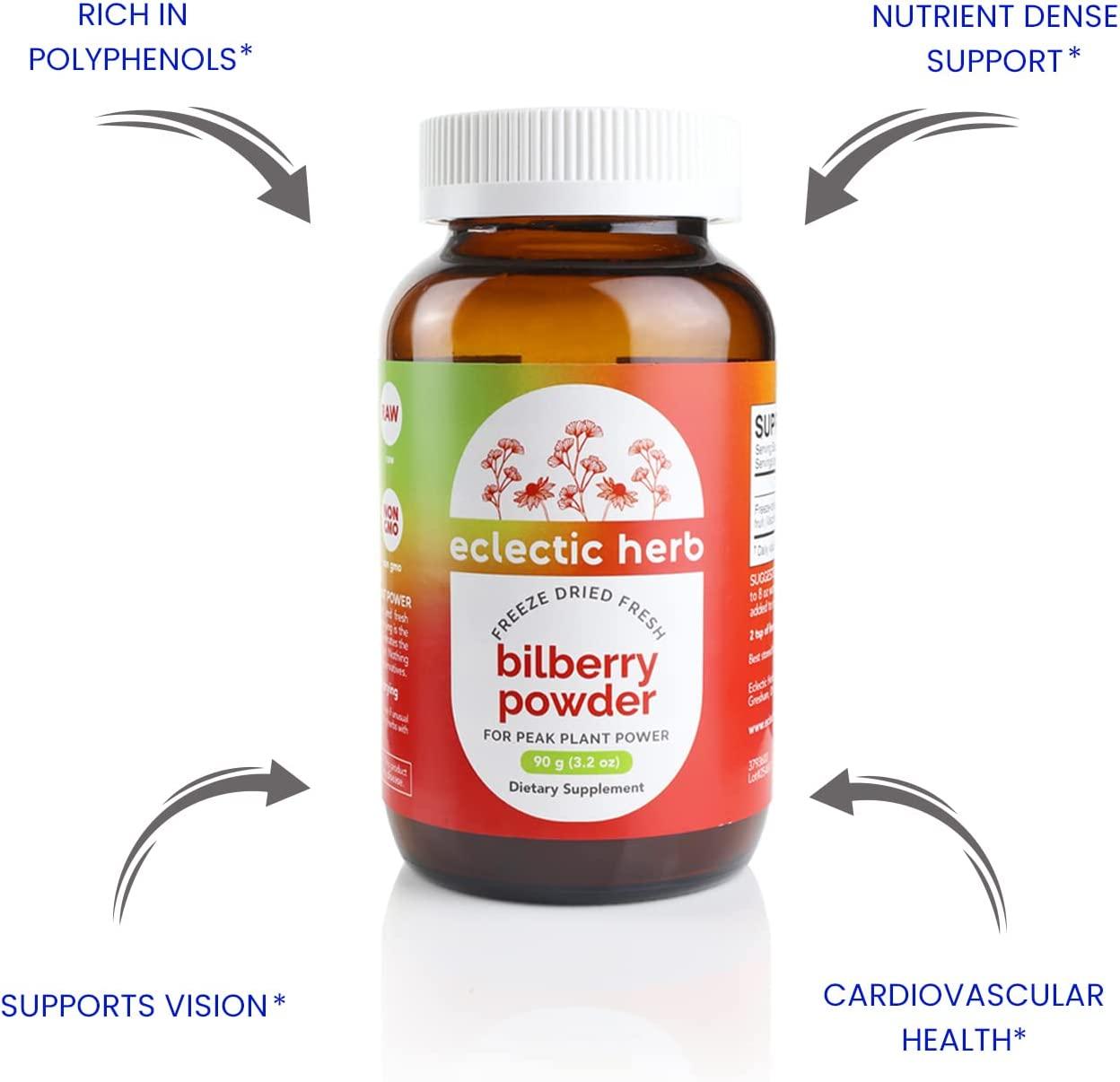 Eclectic Institute Freeze-Dried Bilberry Powder 3.2 oz â€“ Whole Food ...