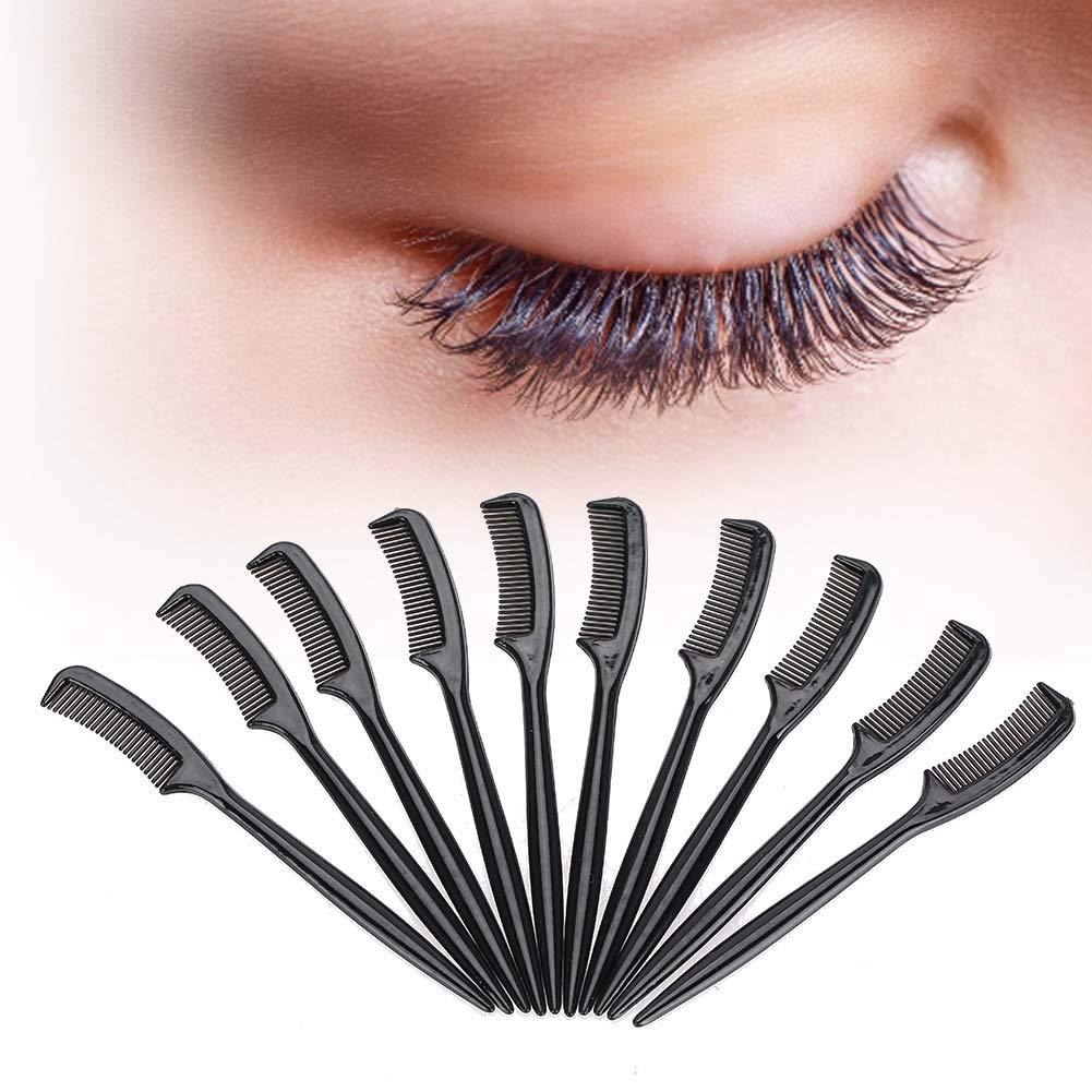 10pcs Set Plastic Eyelash Comb & Eyebrow Tool - Portable Beauty Makeup ...