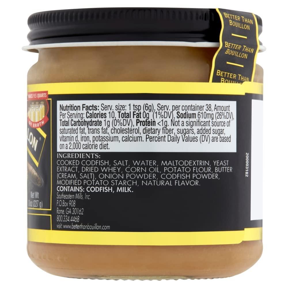 Better Than Bouillon Fish Base 8 oz - Premium Flavor Enhancer (1 Pack ...