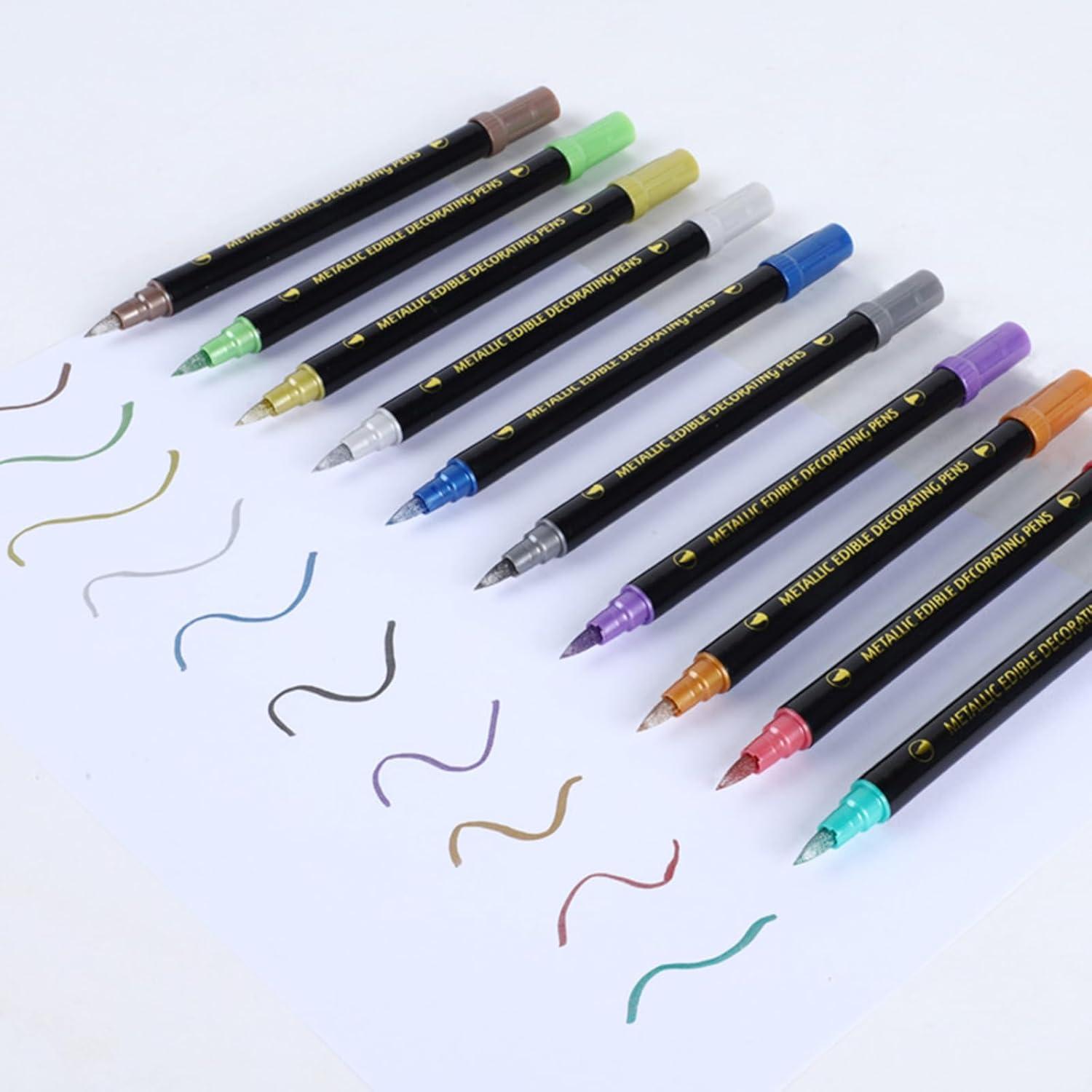 Food Coloring Pens Color Double Sided Edible Food Coloring Marker with ...