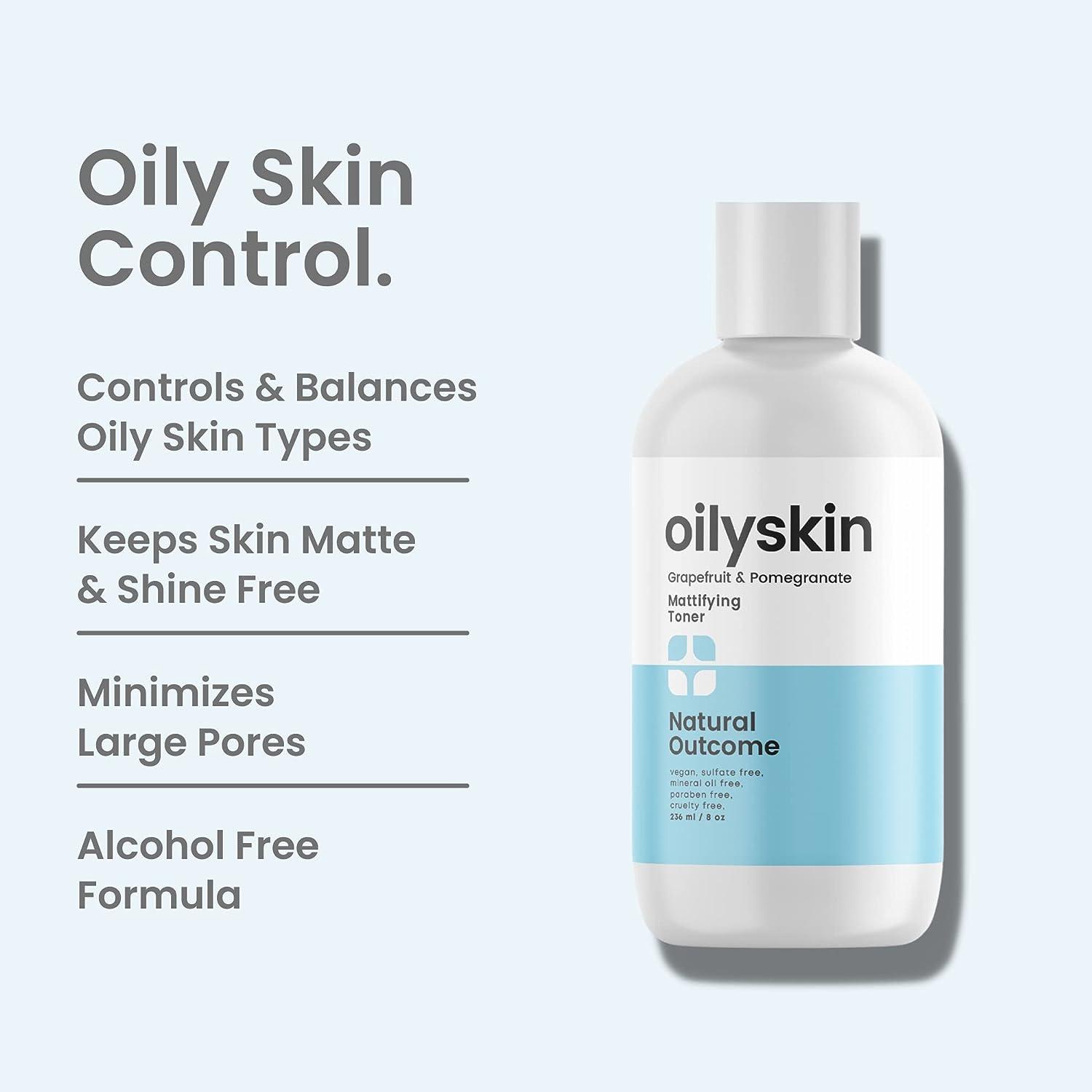 Natural Outcome Oily Skin Face Toner - Purifying Astringent with Aloe ...
