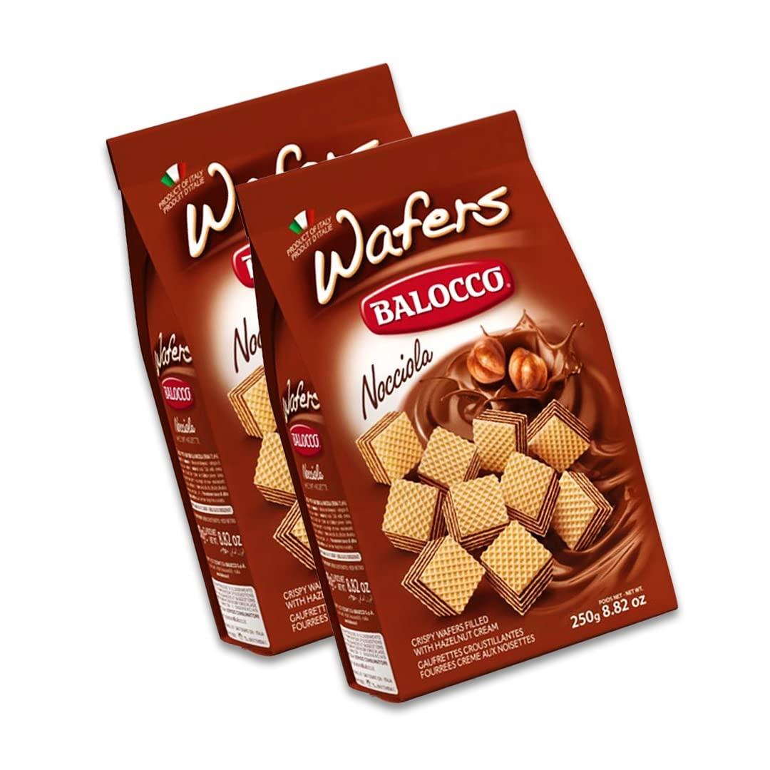 Balocco Wafers Hazelnut | 250G | Nocciola Cream | Wafers Hazelnut ...