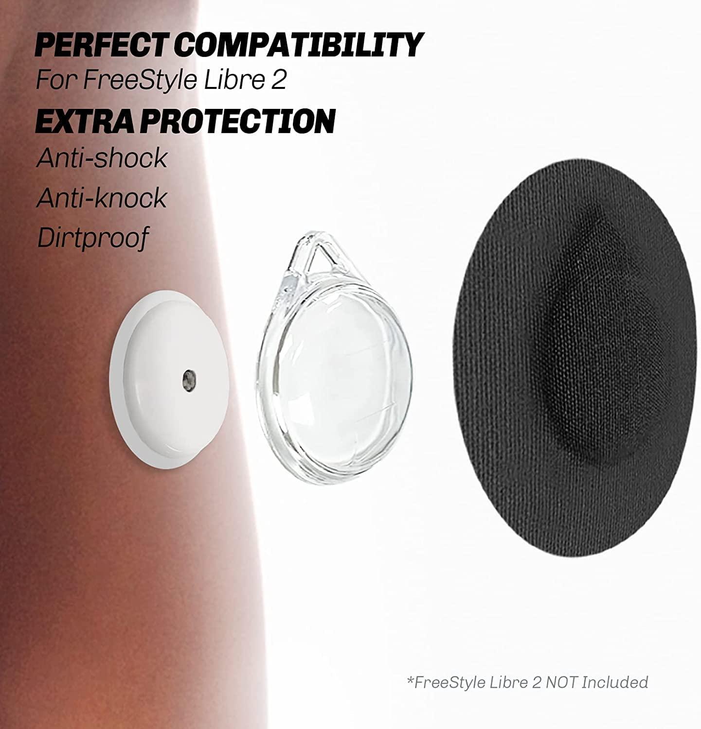 Freestyle Libre 2 Sensor Covers - 40 Pack Waterproof Adhesive Patches ...