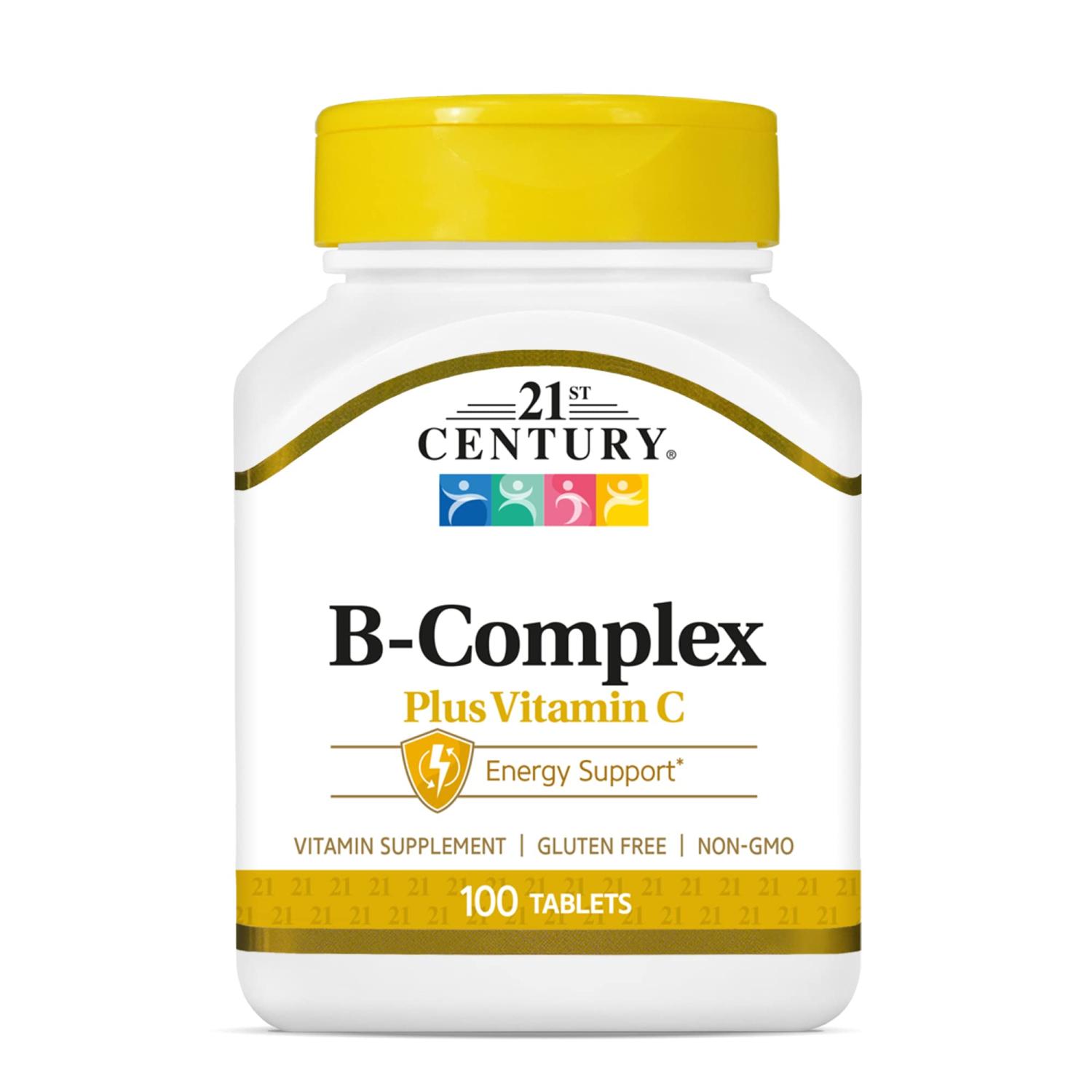 21st Century B Complex Plus Vitamin C Tablets - 100 Count | Buy Now ...