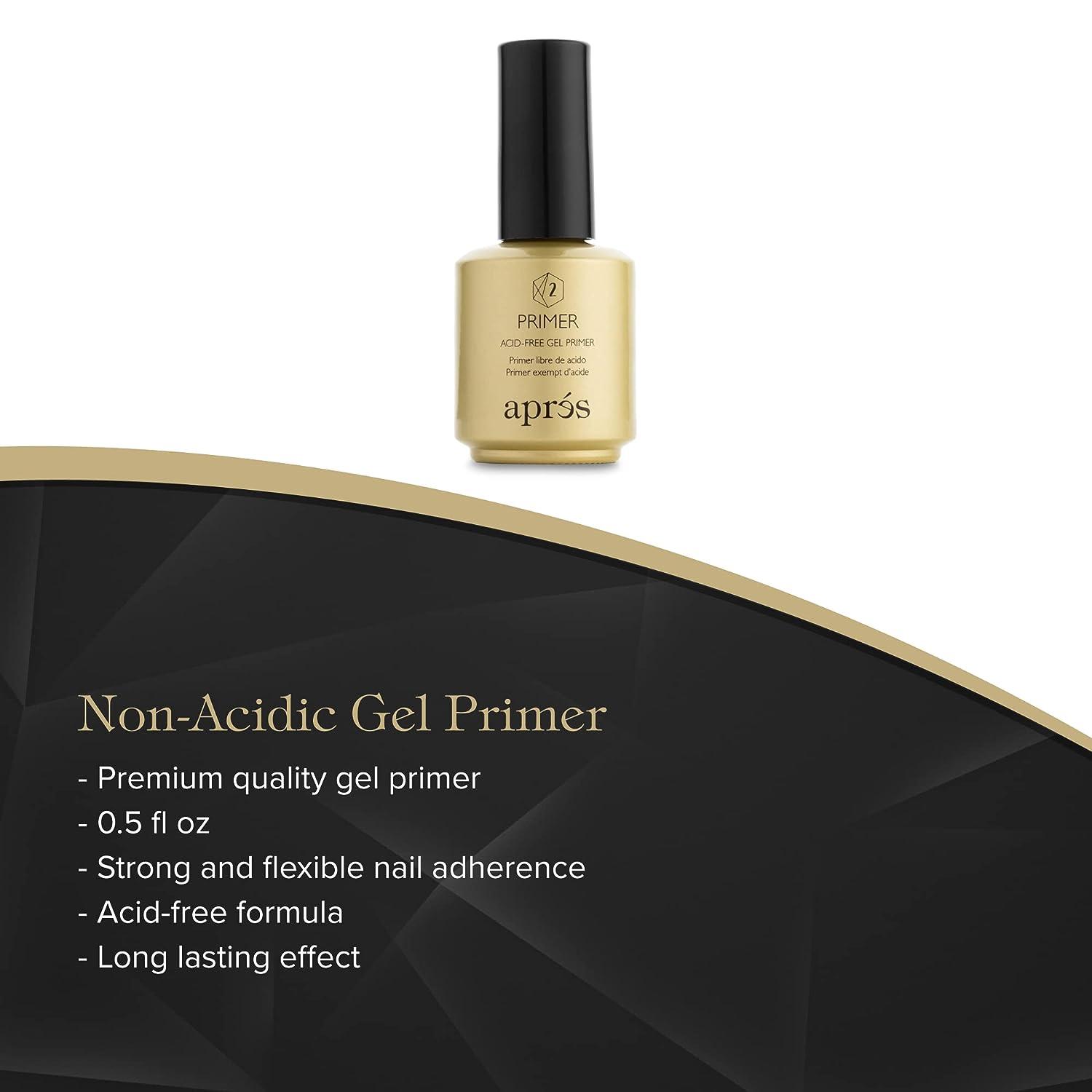 Apres Nail Non-Acidic Gel Primer 15ml/0.5oz | Acid-Free | Gel-X ...