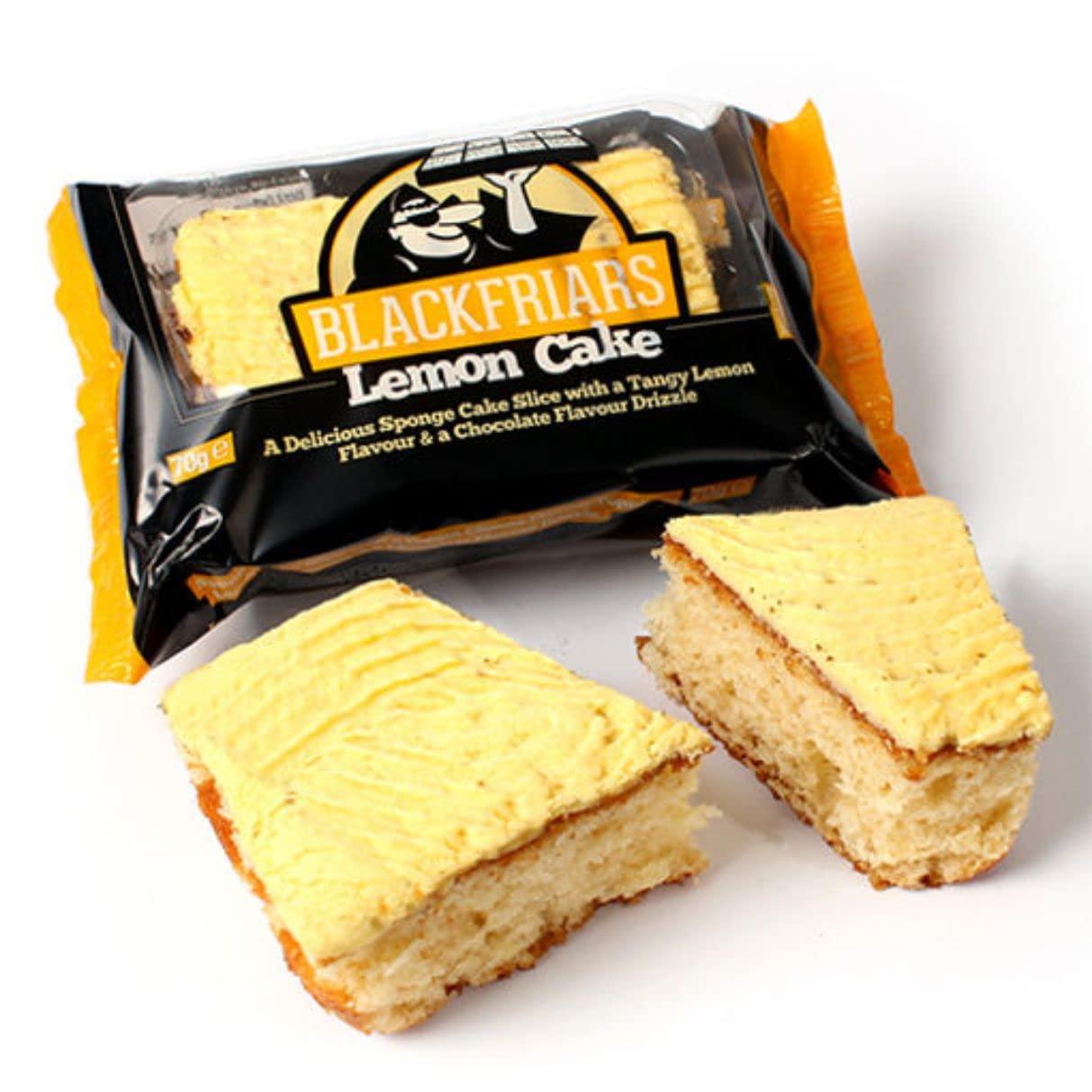 Individually Wrapped Lemon Cake (18x70g) . Lemon Drizzle Sponge Cake ...