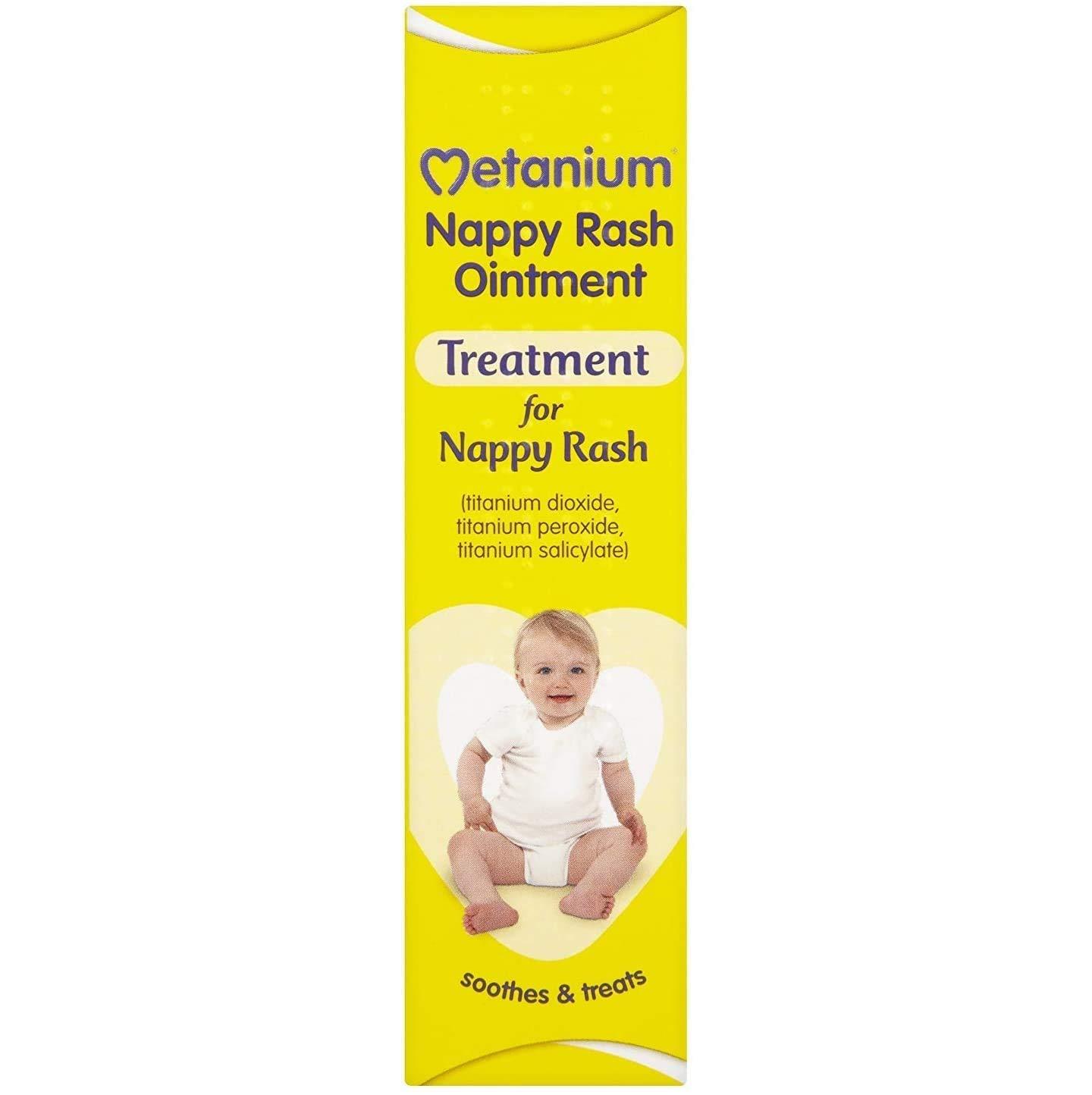 Metanium 6 X Nappy Rash Ointment 30g - Fast-Acting Relief for Baby's ...