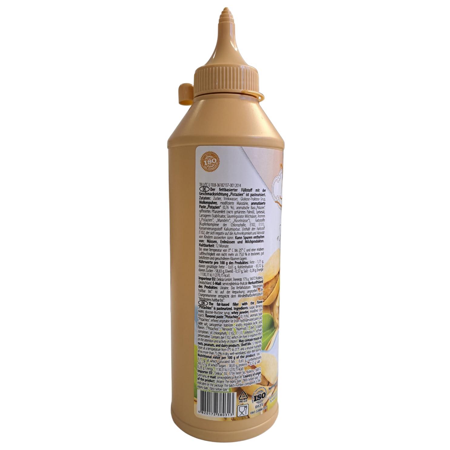 Delicia Pistachio Dessert Sauce - 600g | Versatile Topping for Creative ...