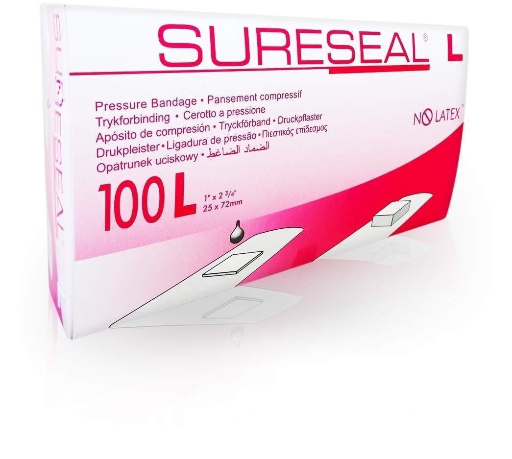 Large Size SURESEAL Bandages 1 x 2.75 - Waterproof Protection