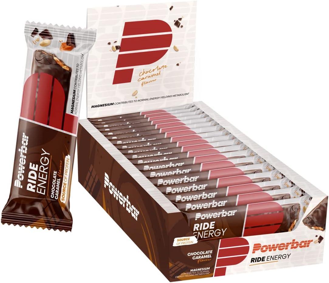 Powerbar Ride Energy Chocolate-Caramel 18x55g - Carbohydrate Protein ...
