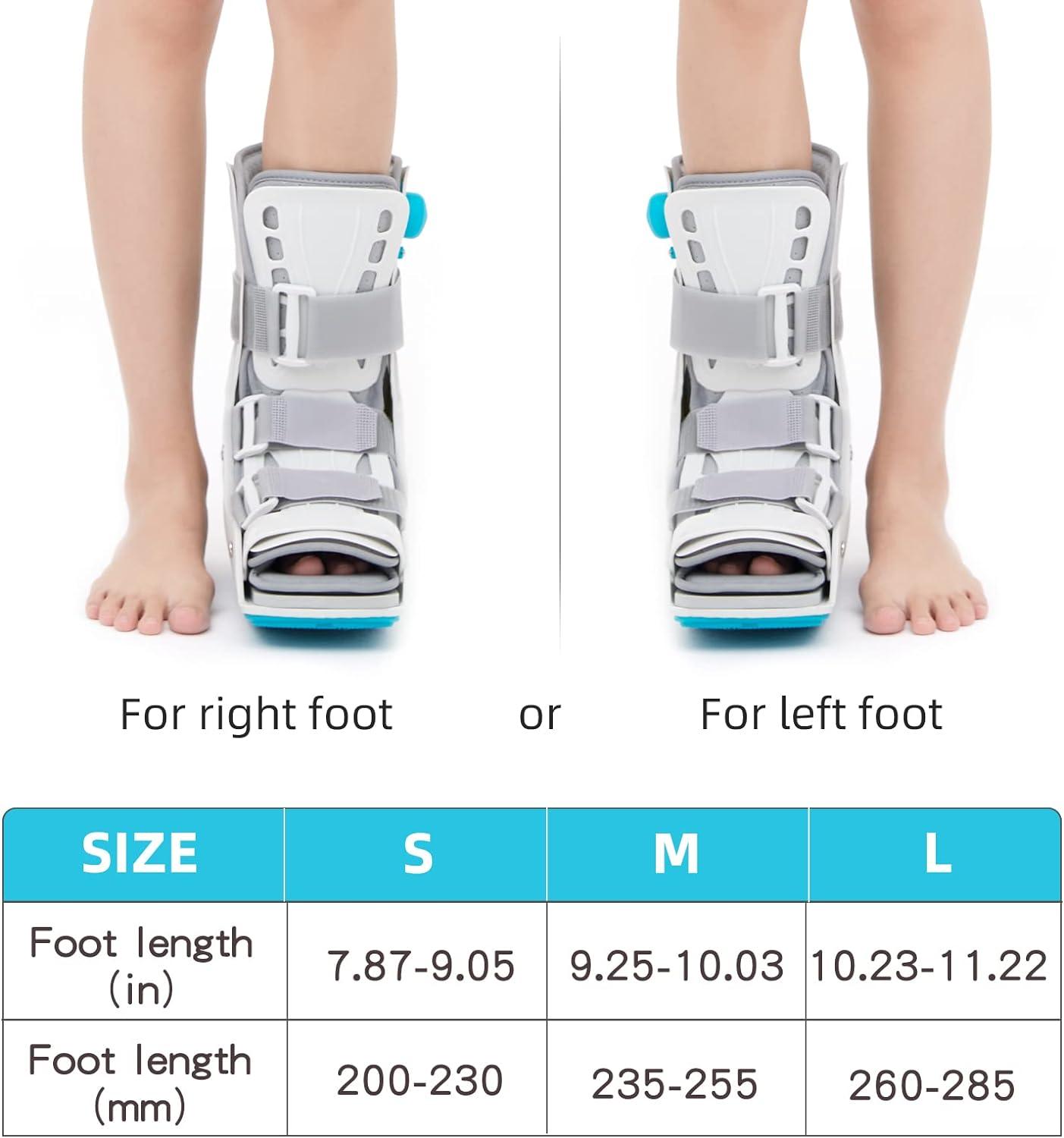 Orthopaedic Inflatable Walker Boot for Foot Injury - Large Size | Air ...