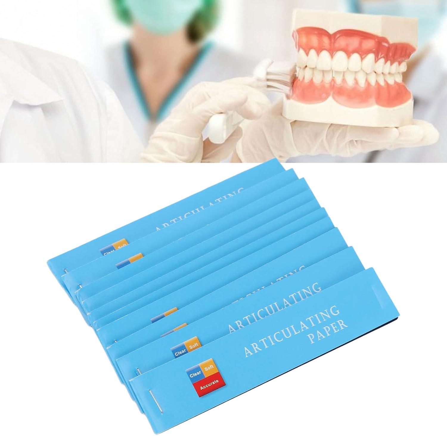 Buy Thin Blue Articulated Paper for Dental Clinics - Patient Bite ...