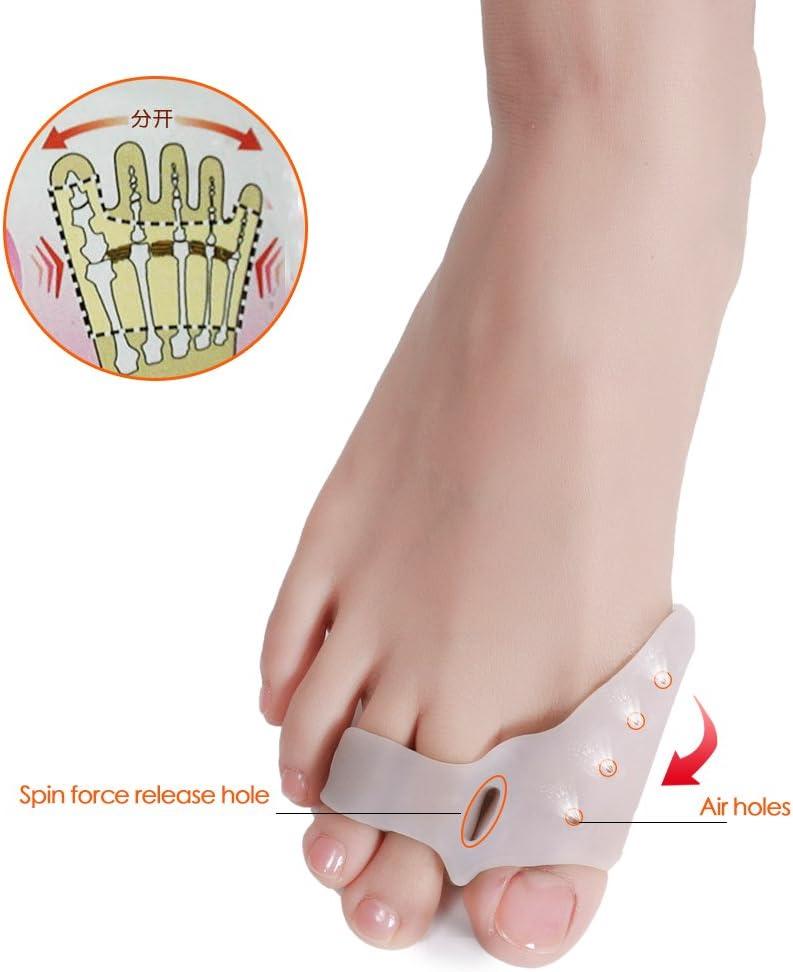 Barenx Gel Toe Separator - Bunion Hallux Valgus Corrector for Foot Care ...