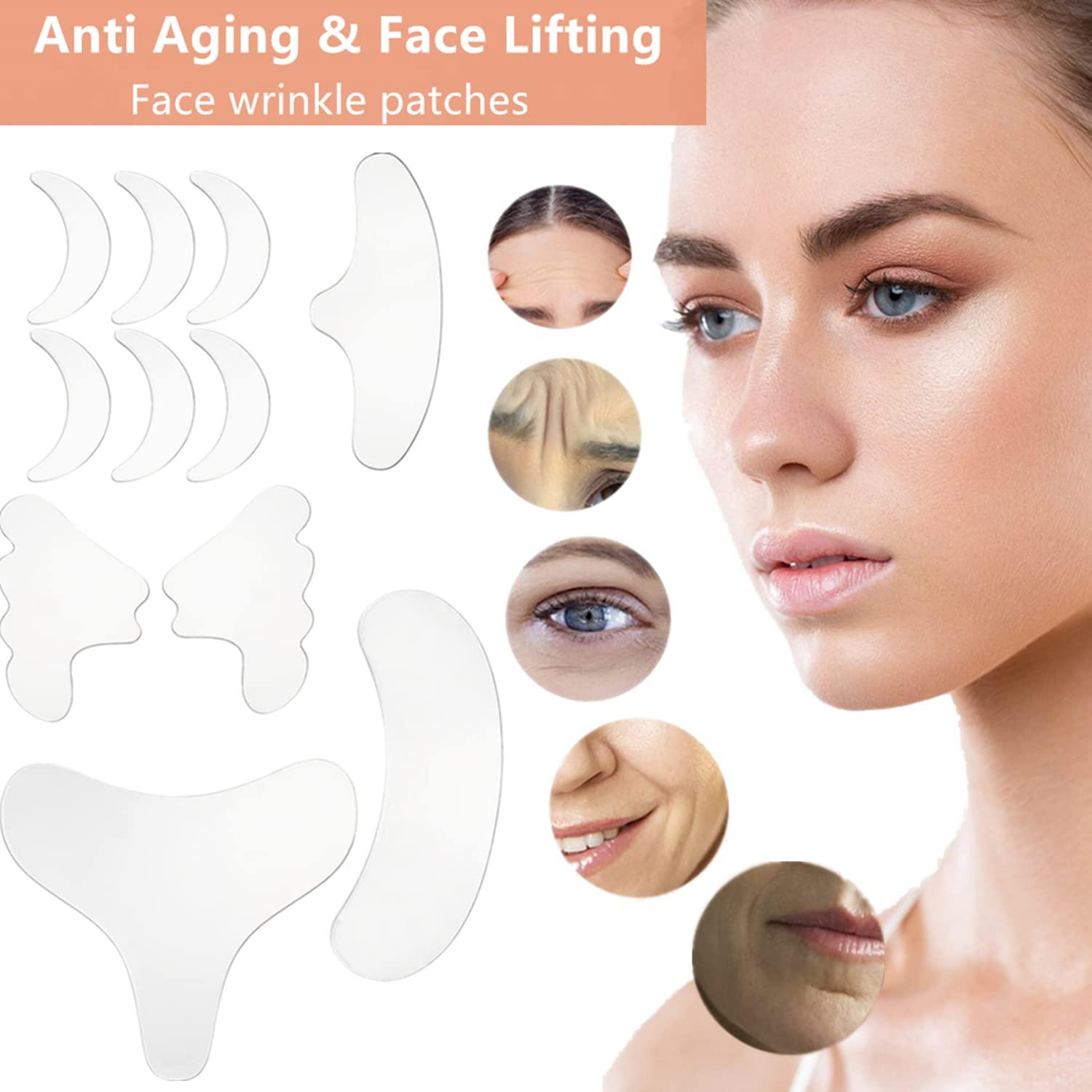 Decollete Anti Wrinkle Silicone Pads Set 11 Reusable Chest Wrinkle