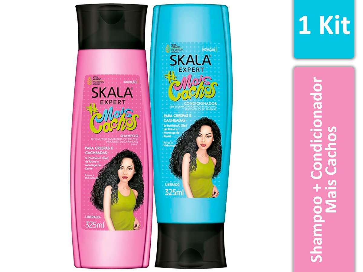 SKALA Expert Mais Cachos Shampoo and Conditioner 325ml Kit - Hydrating ...