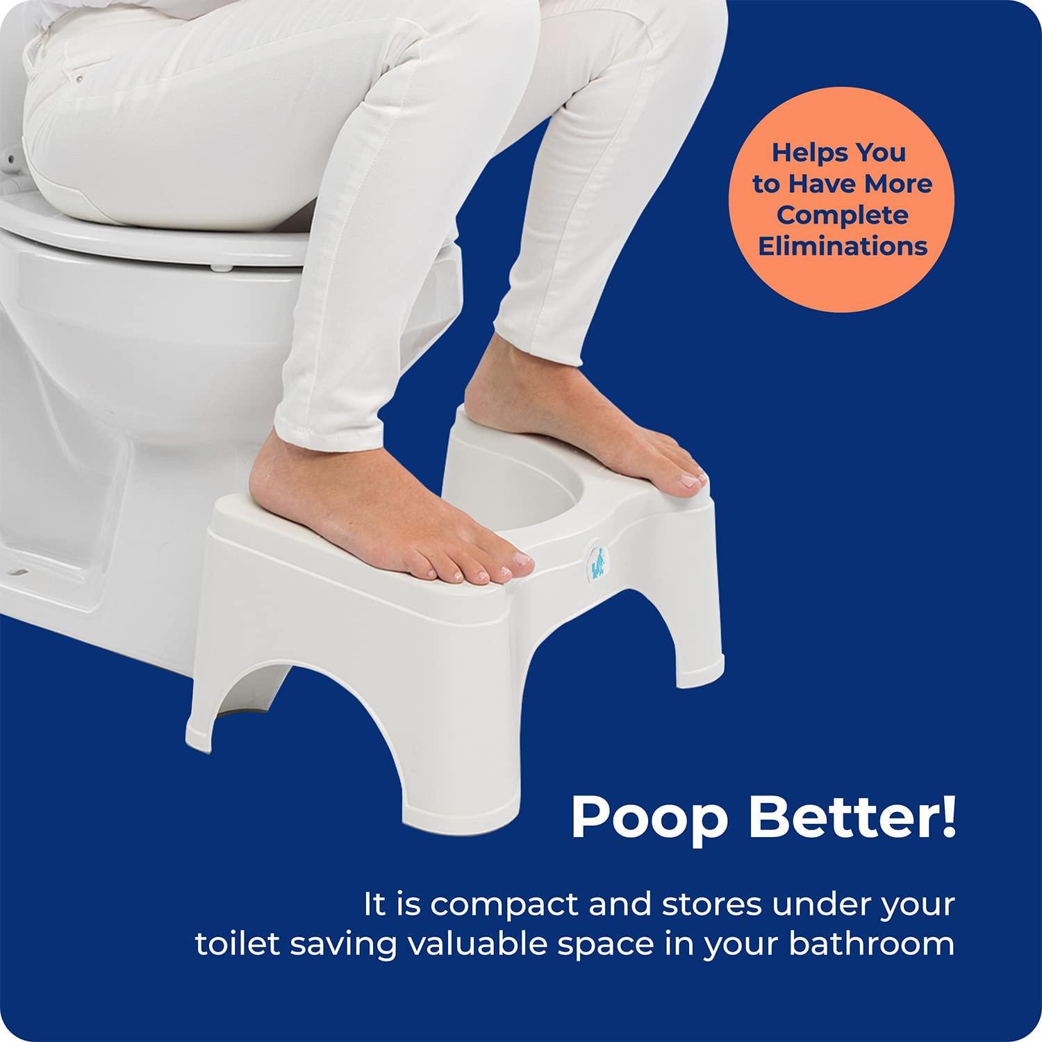 Squatty Potty Original Toilet Stool 2.0 White - 7 Base - 1 Count | Buy ...