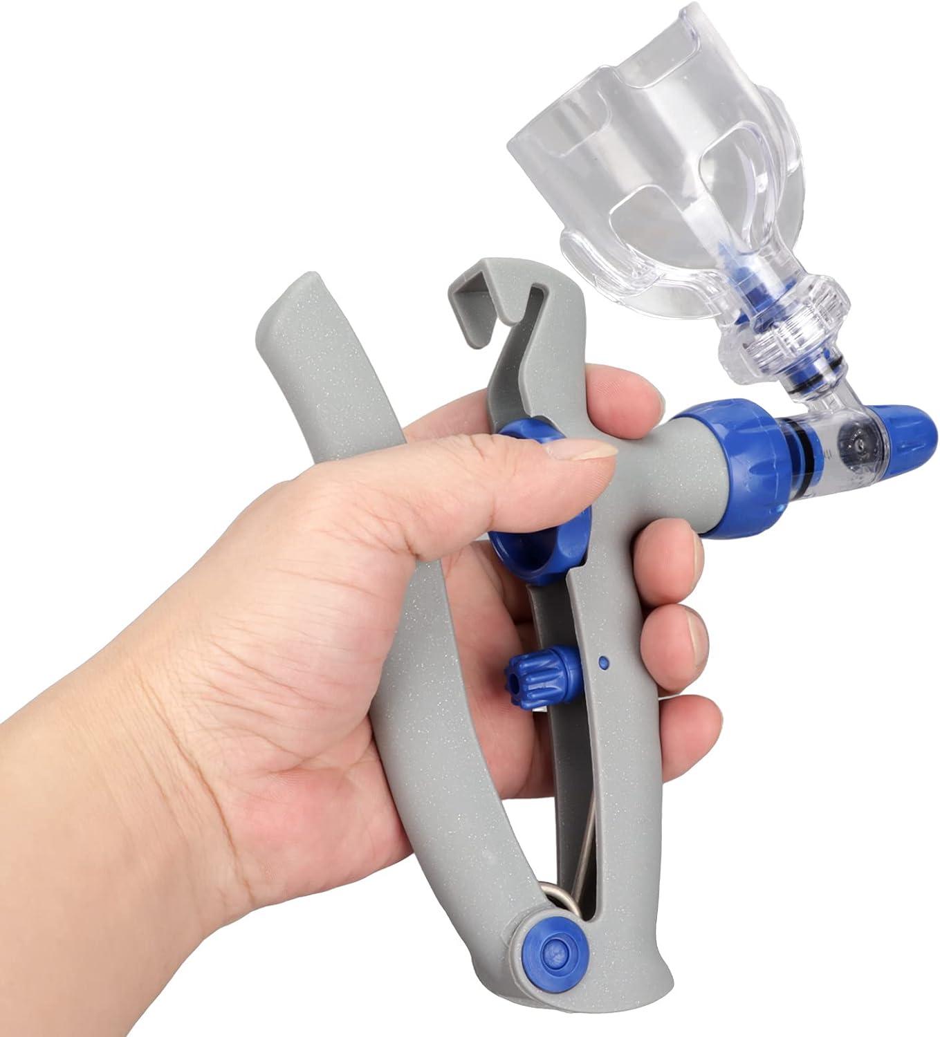 Ayayu 5ml Veterinary Continuous Syringe Injector with Vaccine Bottle ...