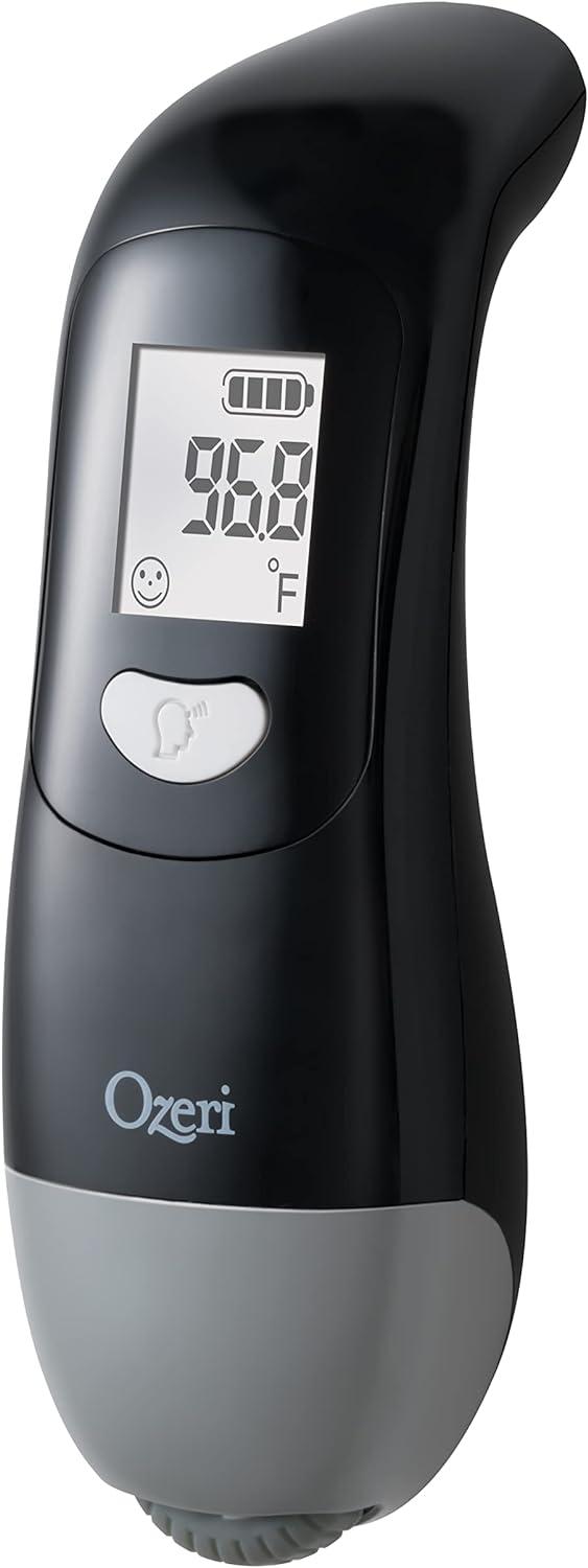 Ozeri Kinetic Non-Contact Forehead Thermometer with Battery-Free ...