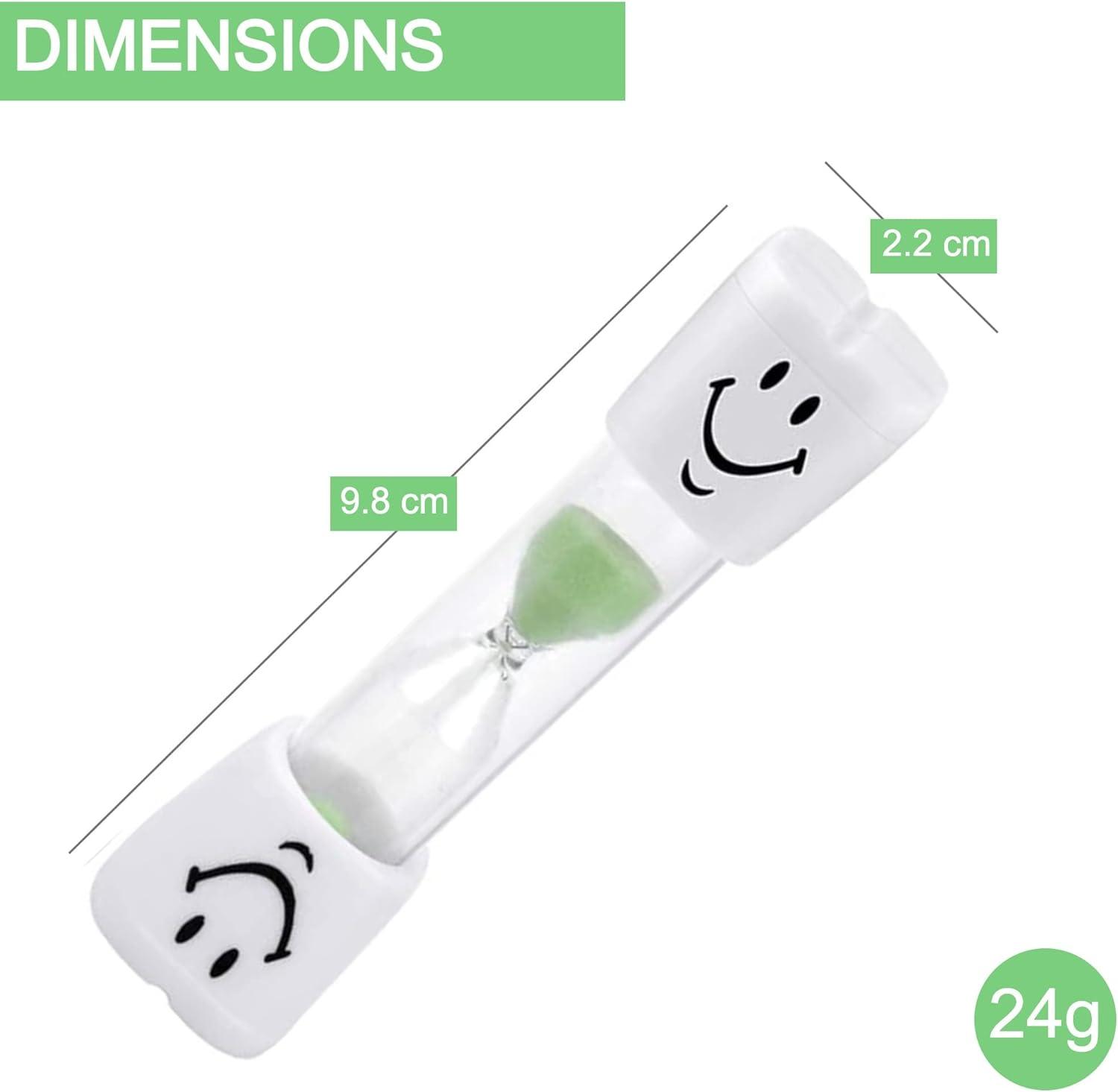 Temple 3PC Tooth Brushing Sand Timer Dental Timer for Kids. Countdown ...