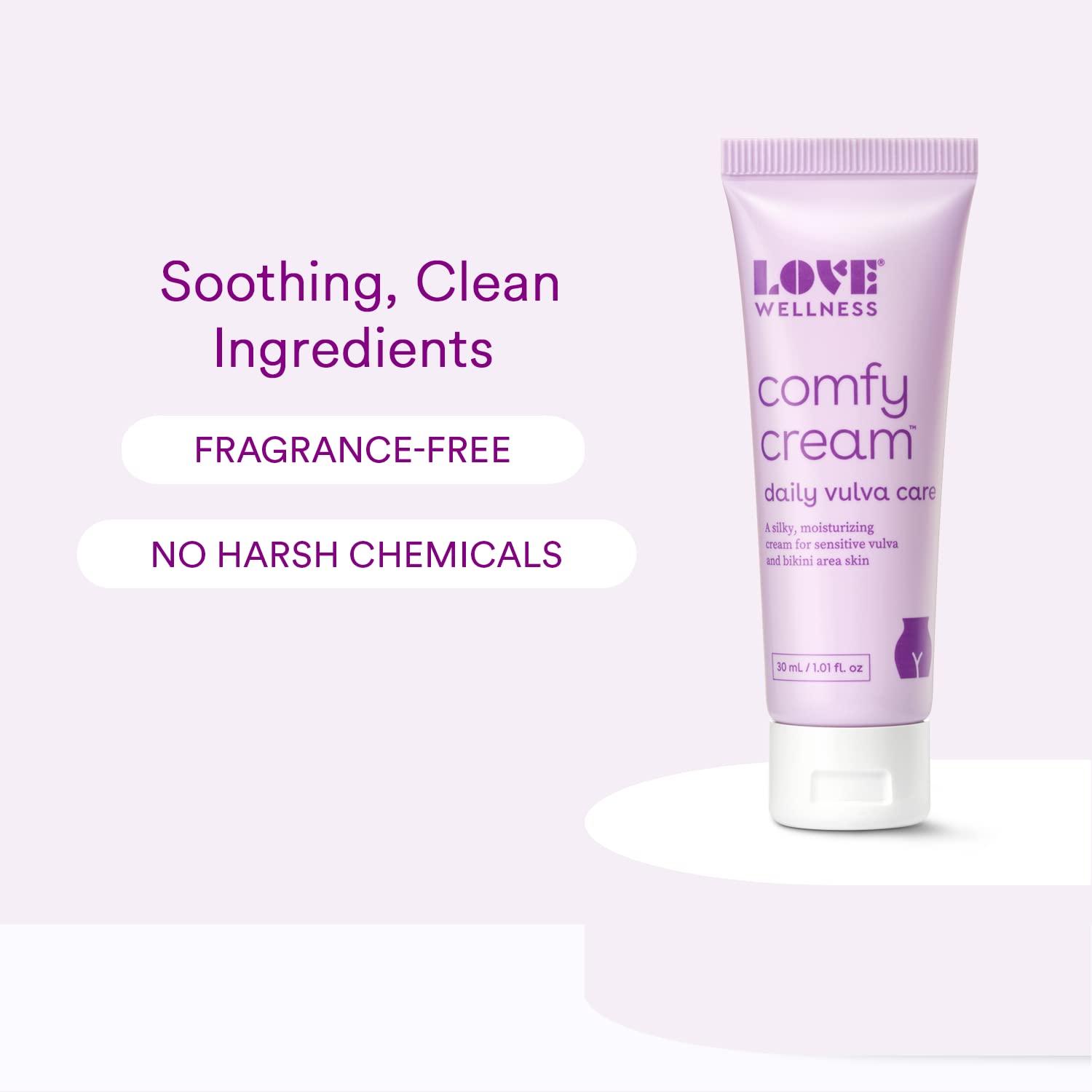 Love Wellness Vaginal Moisturizer - Daily Vulva Care Comfy Cream for ...