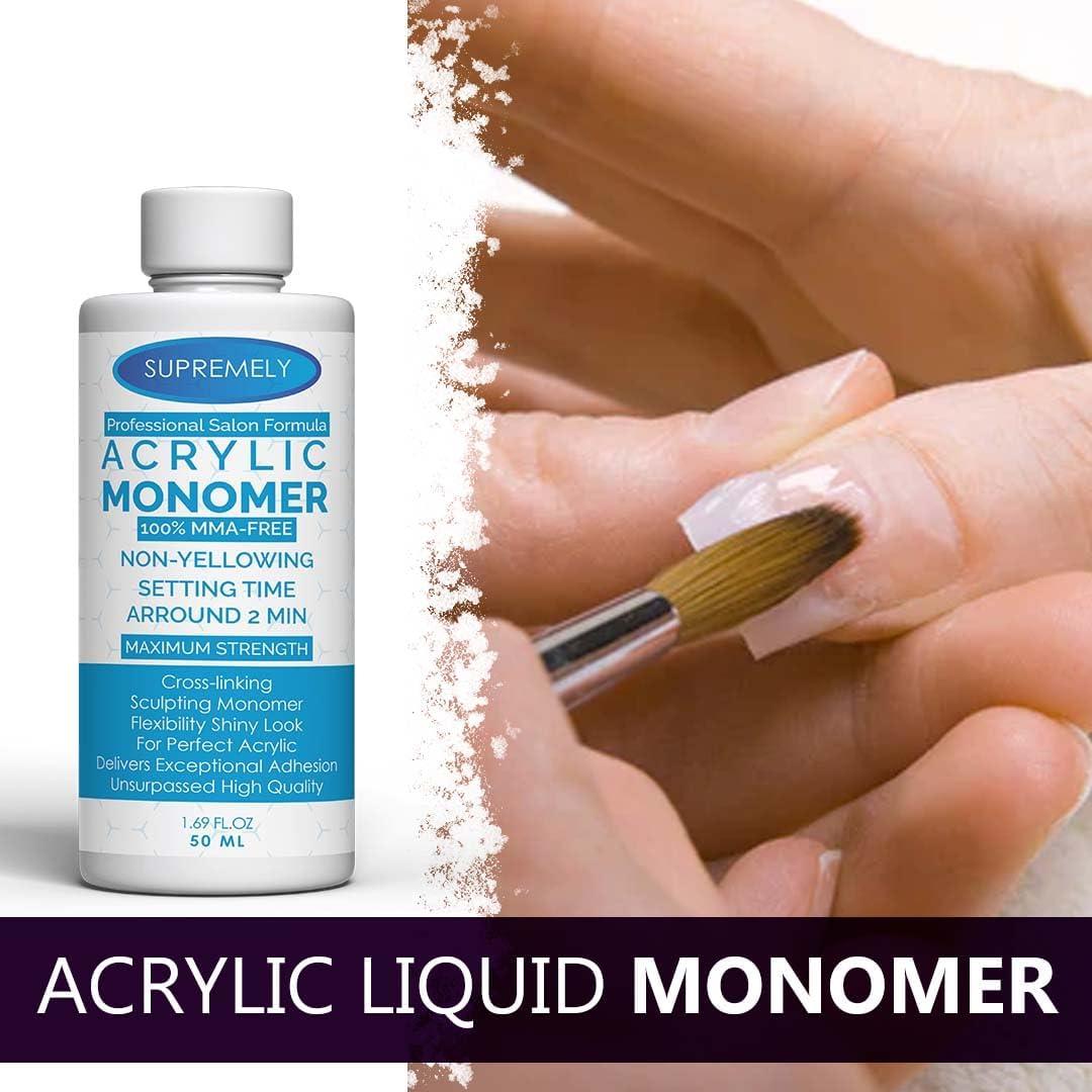 Acrylic Liquid Monomer Ultra Adhesive Non-Yellowing Formula MMA Free ...