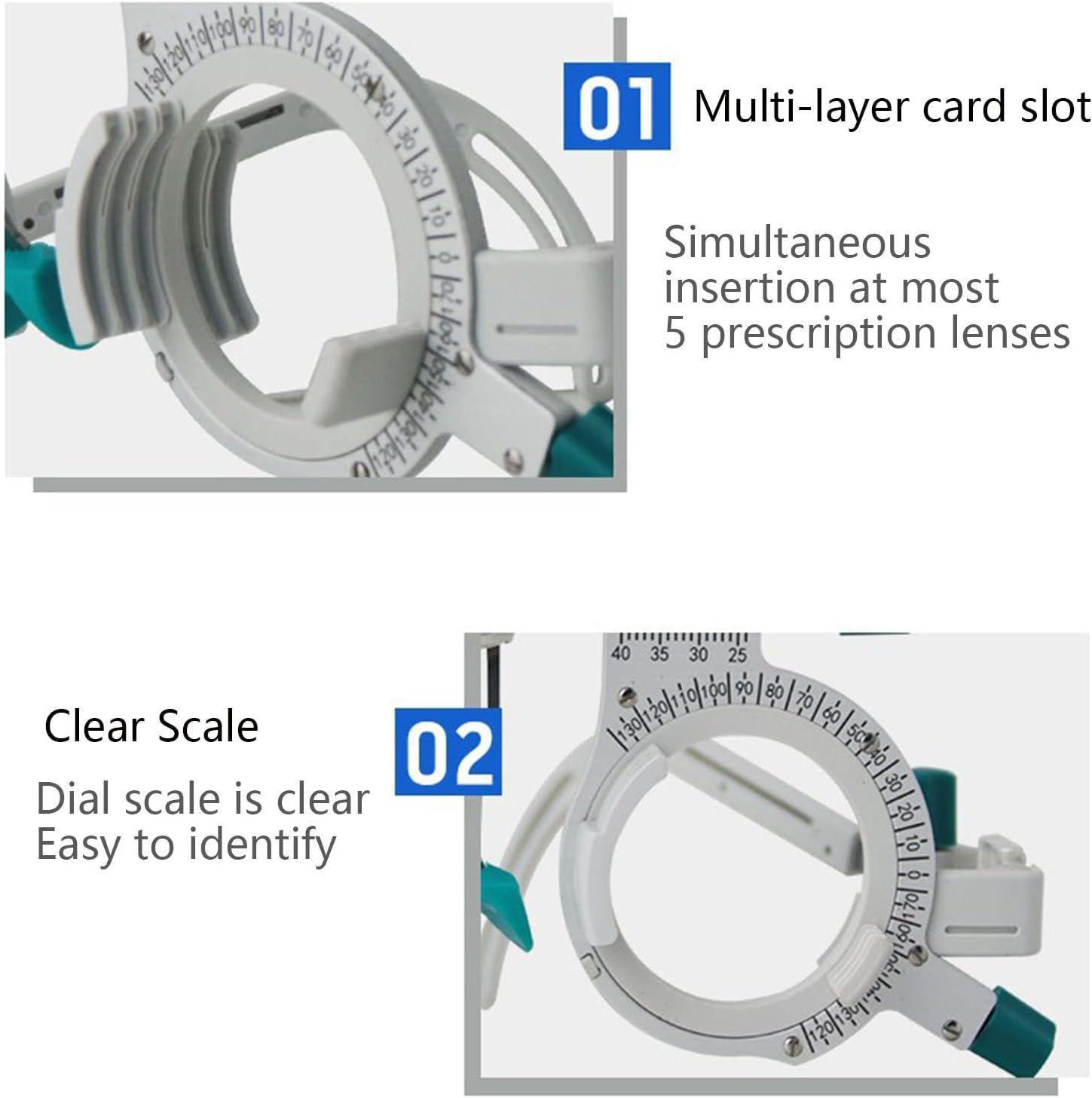 Buy Gehpyyds Universal Optical Trial Frame - Adjustable PD 48-80 mm Eye ...