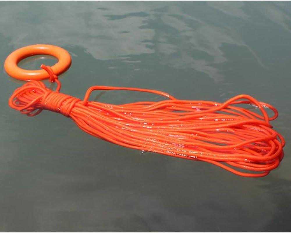 98.4FT Water Floating Lifesaving Rope - Outdoor Professional Rescue Lifeline for Swimming ...