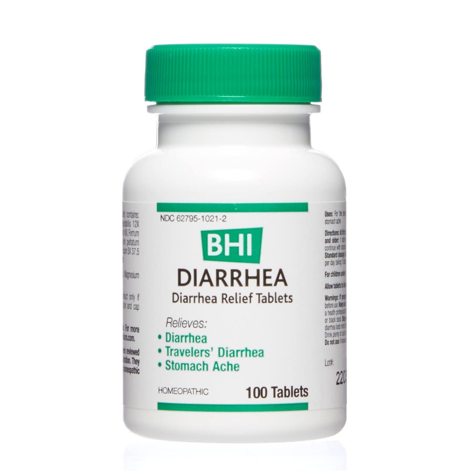 Heel Medinatura Diarrhea Relief - 100 Homeopathic Tablets for Travelers ...
