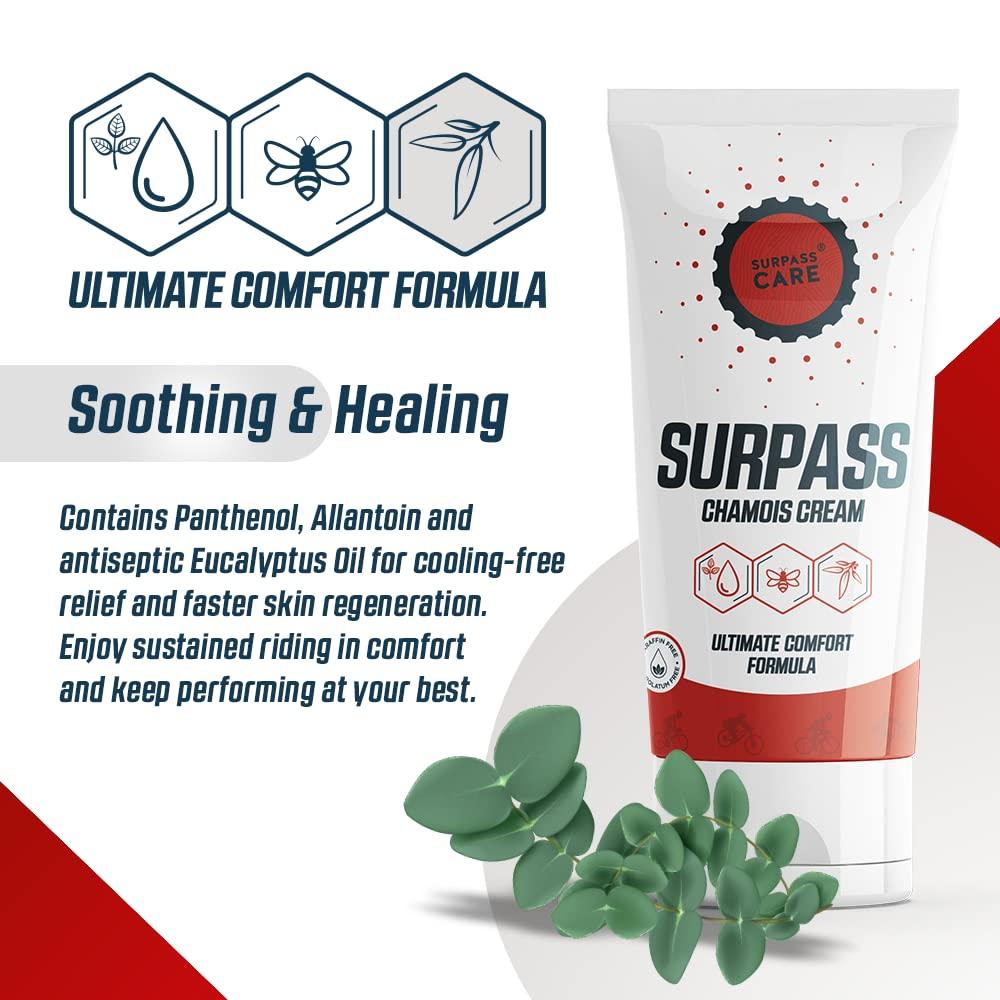 SURPASS Natural All-Sports Anti-Chafing Chamois Cream for Friction ...
