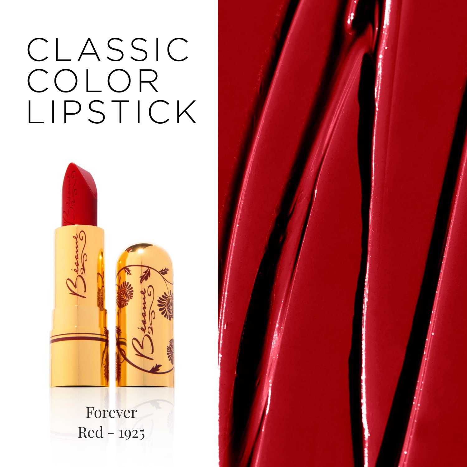 BESAME Forever Red Lipstick - 1925 | Classic Long Lasting Color for All ...