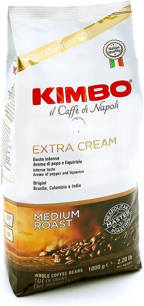 Kimbo Extra Cream Espresso Coffee Beans 1kg - Pack of 1 | Buy Now with ...