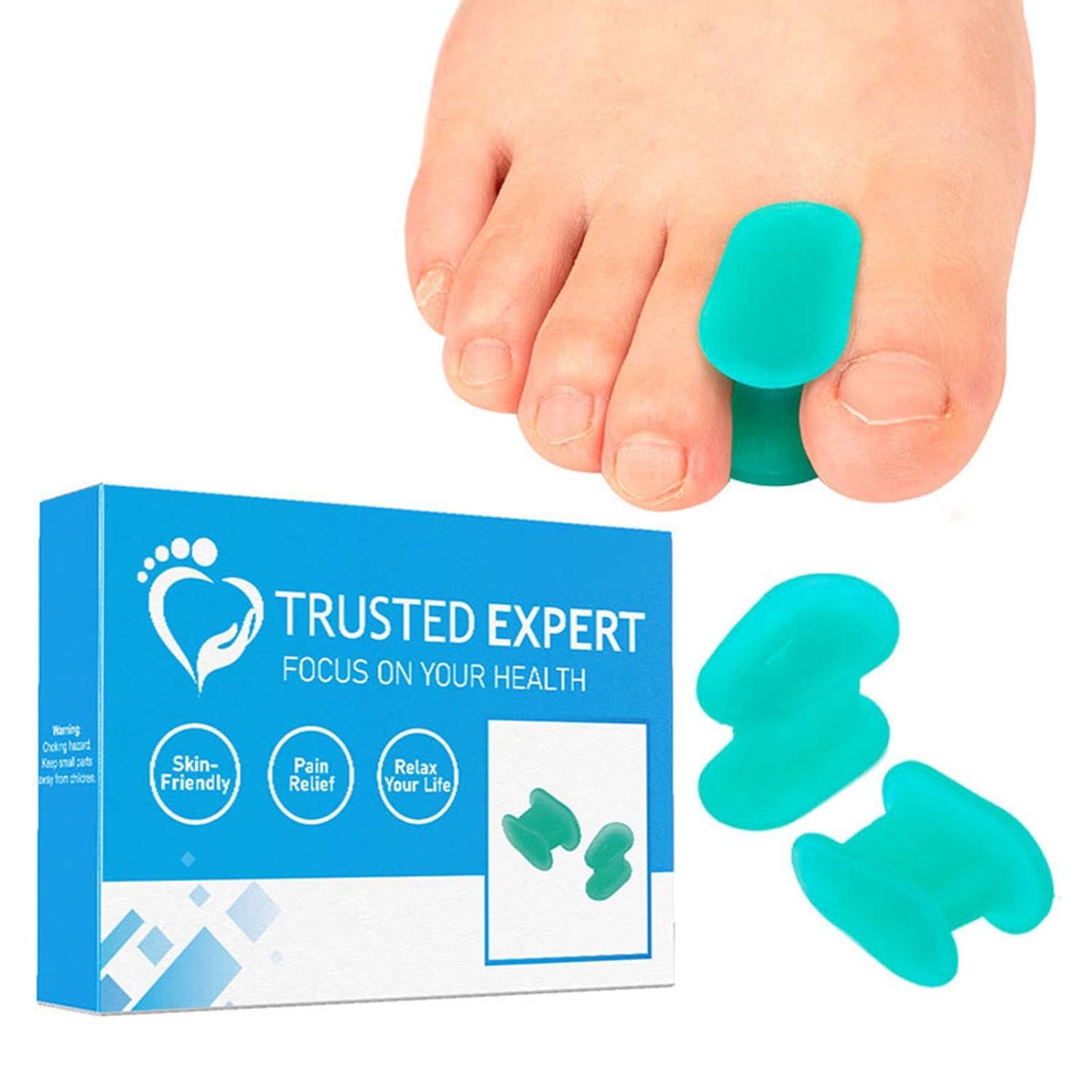 Soft Silicone Toe Separator Spacers for Bunions - Men and Women - Skin ...