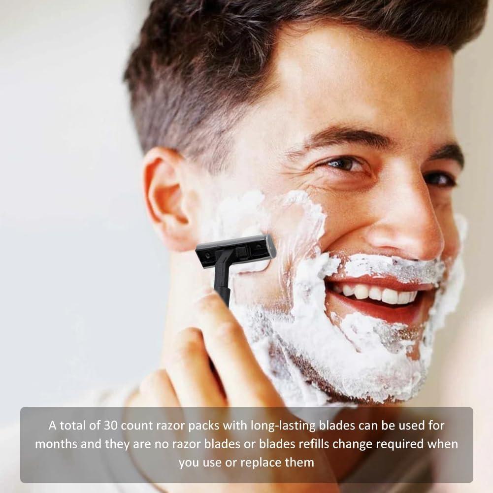 30 Disposable Razors - Safety Razor for Men | Single Razor Planes in ...