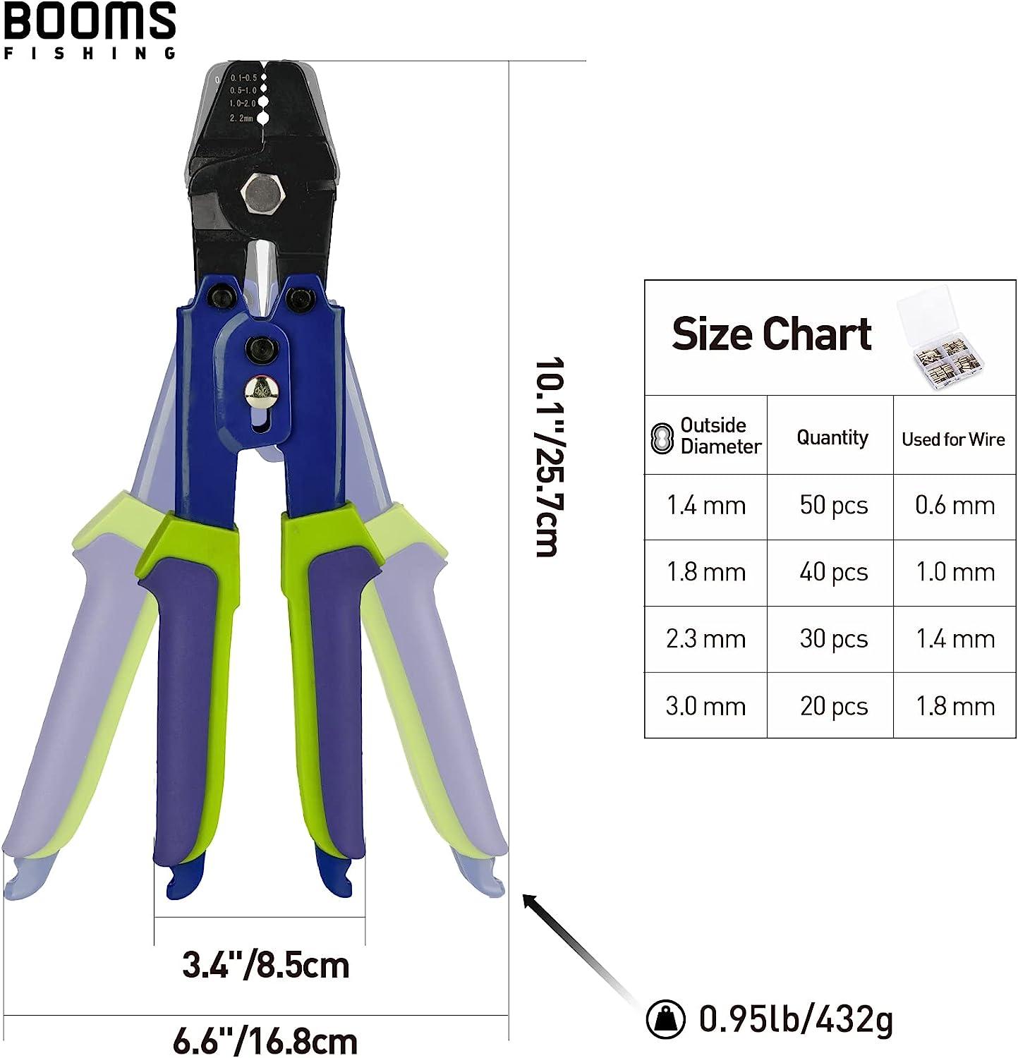 Booms Fishing CP1 Crimping Pliers | High Carbon Steel 10 inch Crimper ...