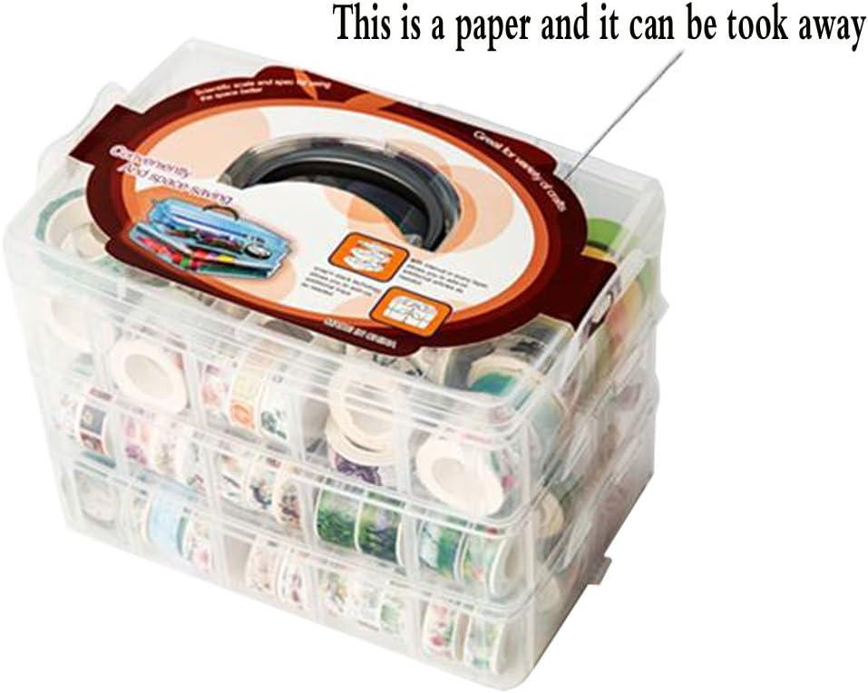 HomDSim Washi Tape Box Organizer Storage Divider Closet Container with ...