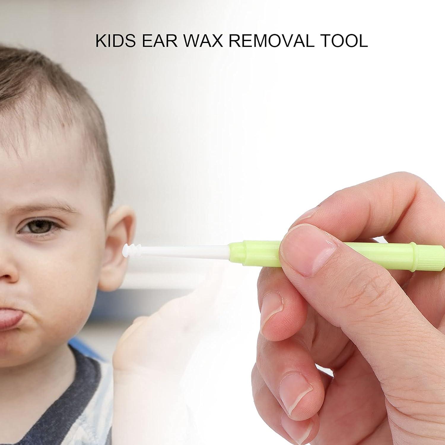 Kids Ear Wax Removal Kit - Soft Portable Tool with Storage Box for ...