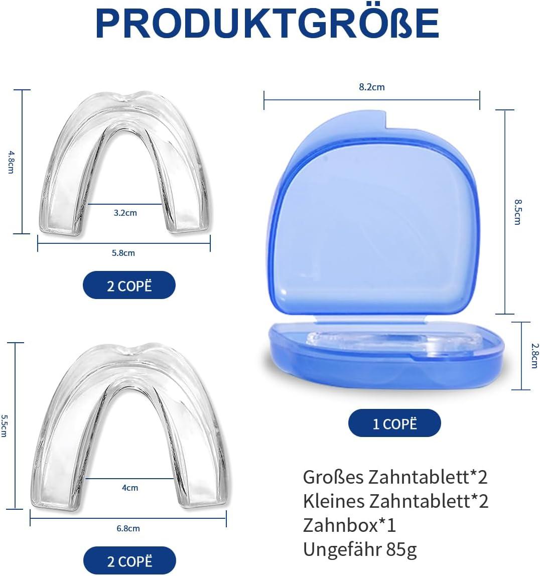 Buy Crunching Rail for Night 2 Sizes Tooth Splints for Bruxism & Anti ...